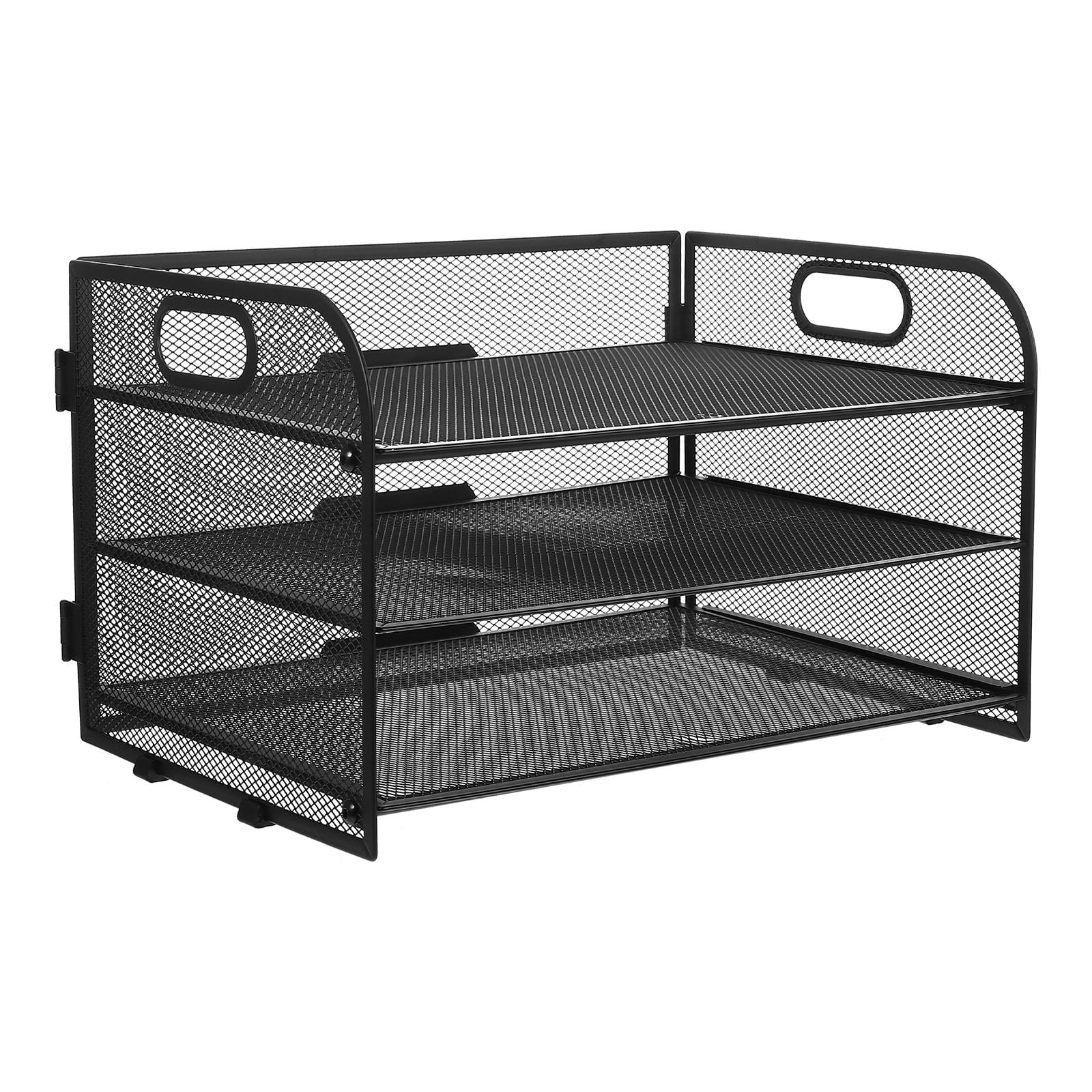 MLINS Desktop File Organizer Mesh Magazine Rack Document Storage File ...