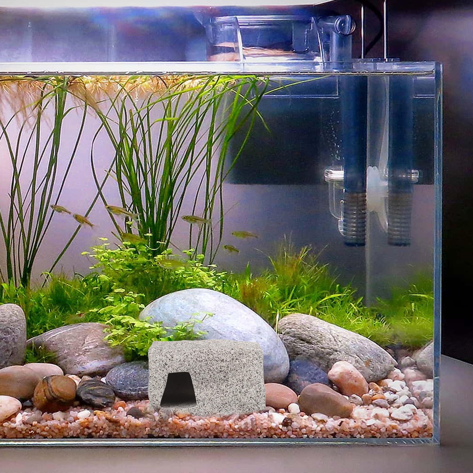 MLINS Desktop Fish Cave Hide Breeding Aquarium Accessory Delicate ...
