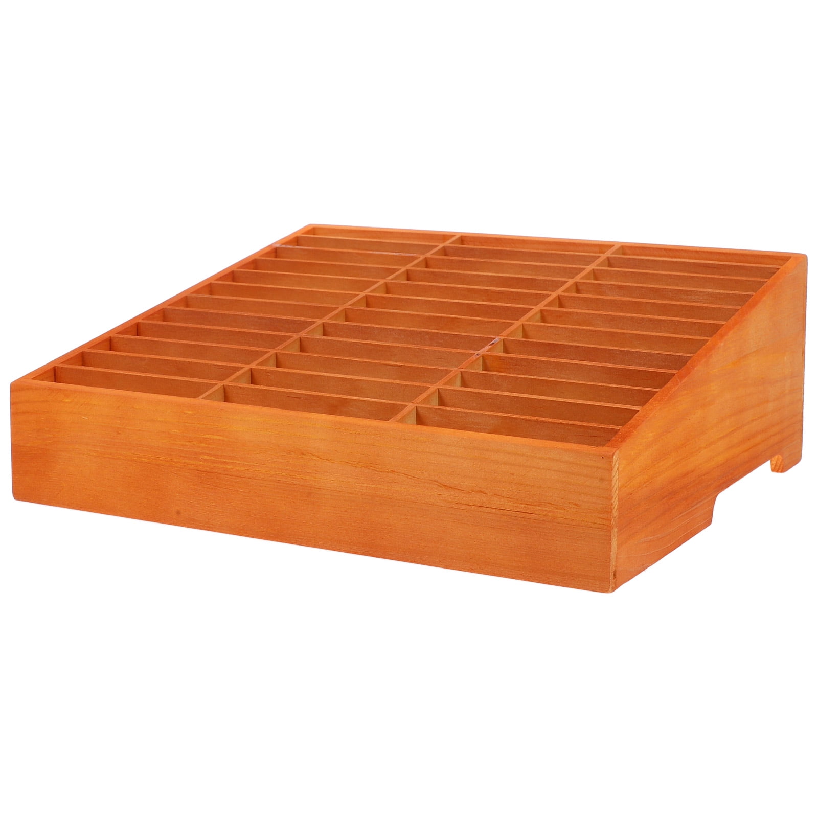 MLINS Desktop Mobile Phone Holder With Multiple Compartments Wooden ...