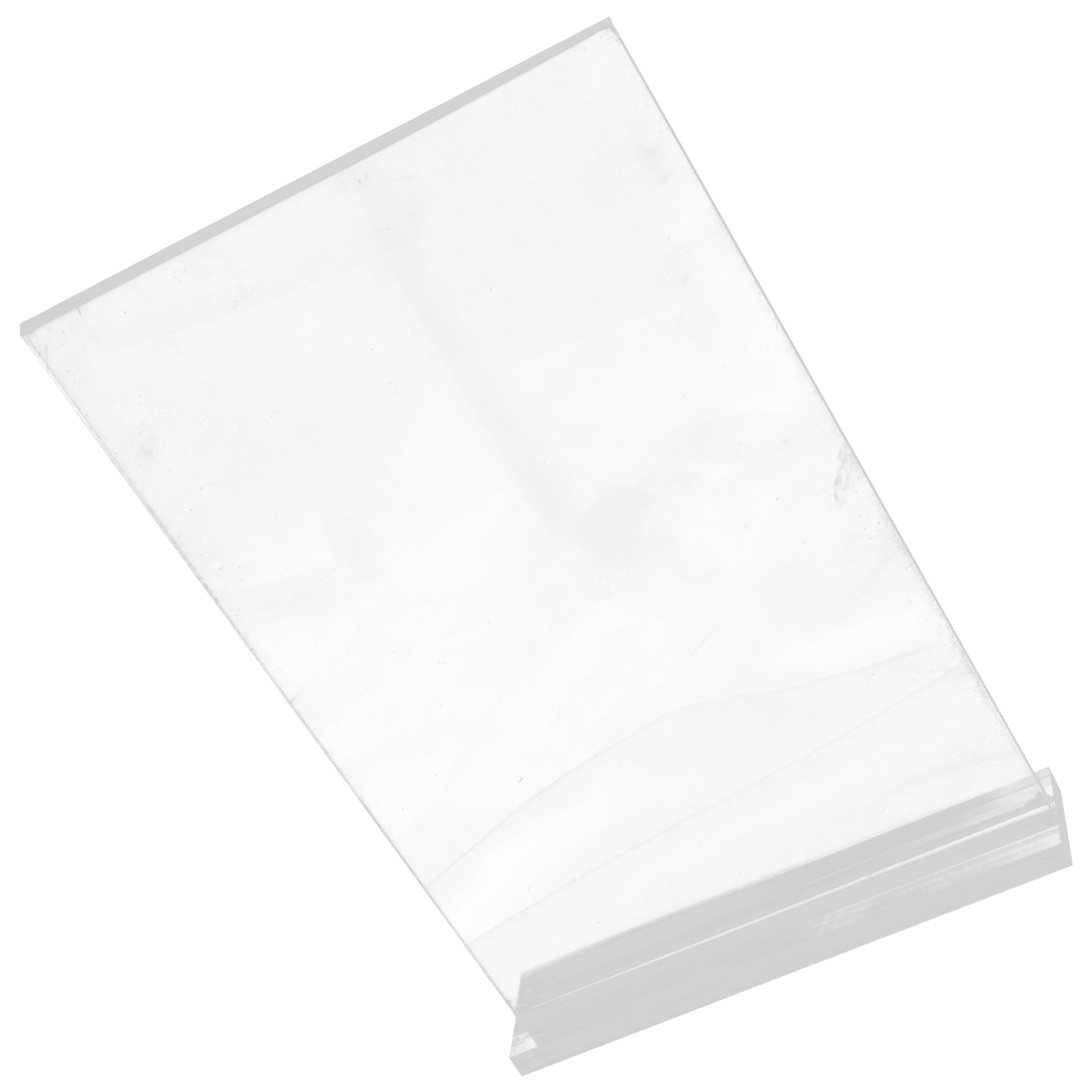 MLINS Desktop Sign Stand Transparent Holder Multipurpose Storage Clear ...
