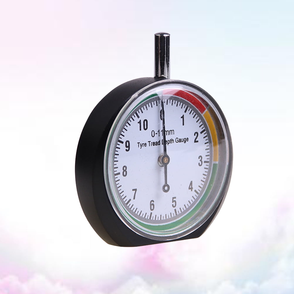 MLINS Dial Type Tread Depth Gauge Tire Checker Ruler Easy-to-carry ...