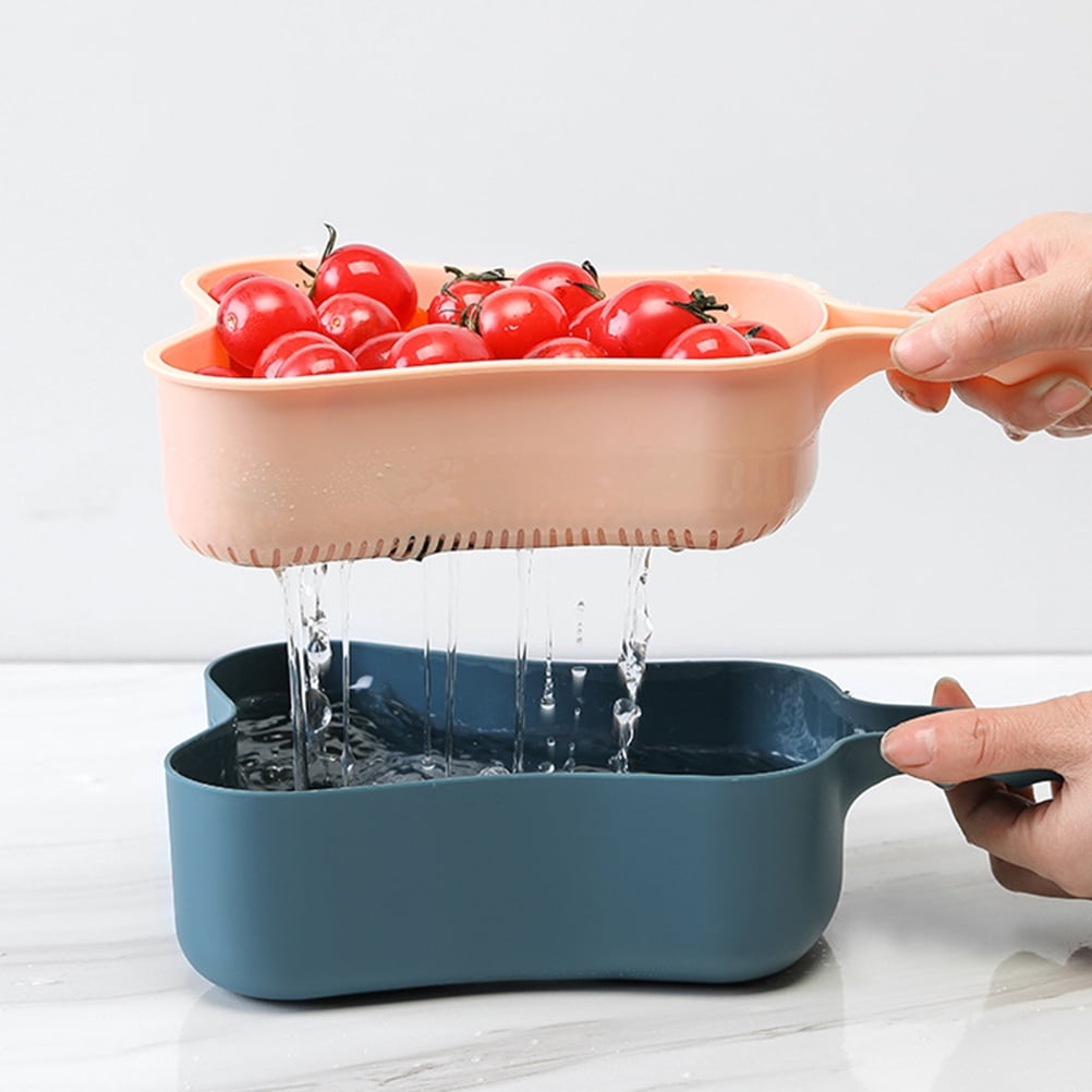 PTOOTP Efficient Vegetable Slicer Grater Blue 1 Set Household Kitchen ...