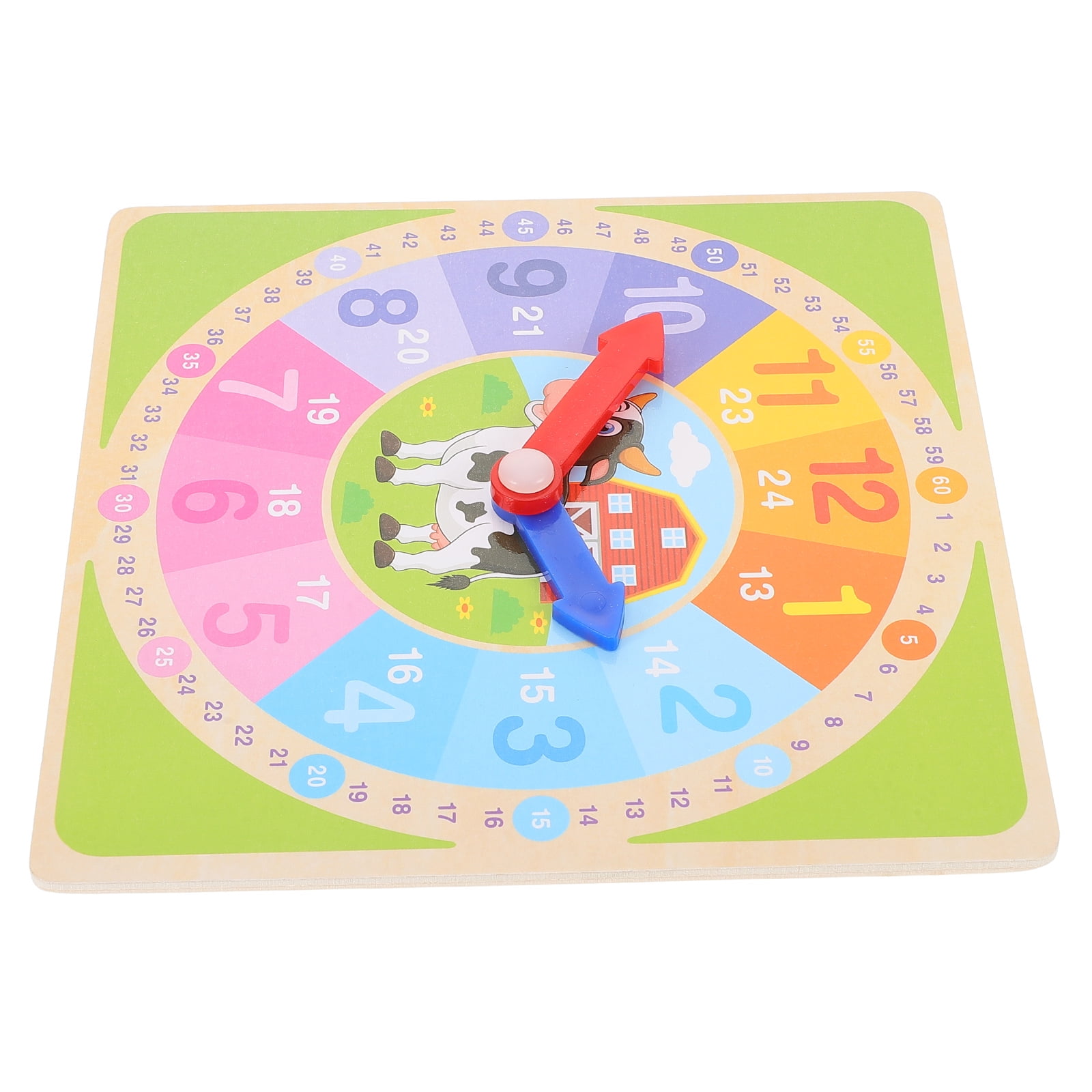 MLINS Digital Clock Learning Clocks for Kids Children's Wooden Toddler ...