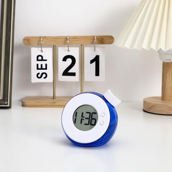 MLINS Digital Water Energy Clock LED Display Clock Battery-free Clock ...
