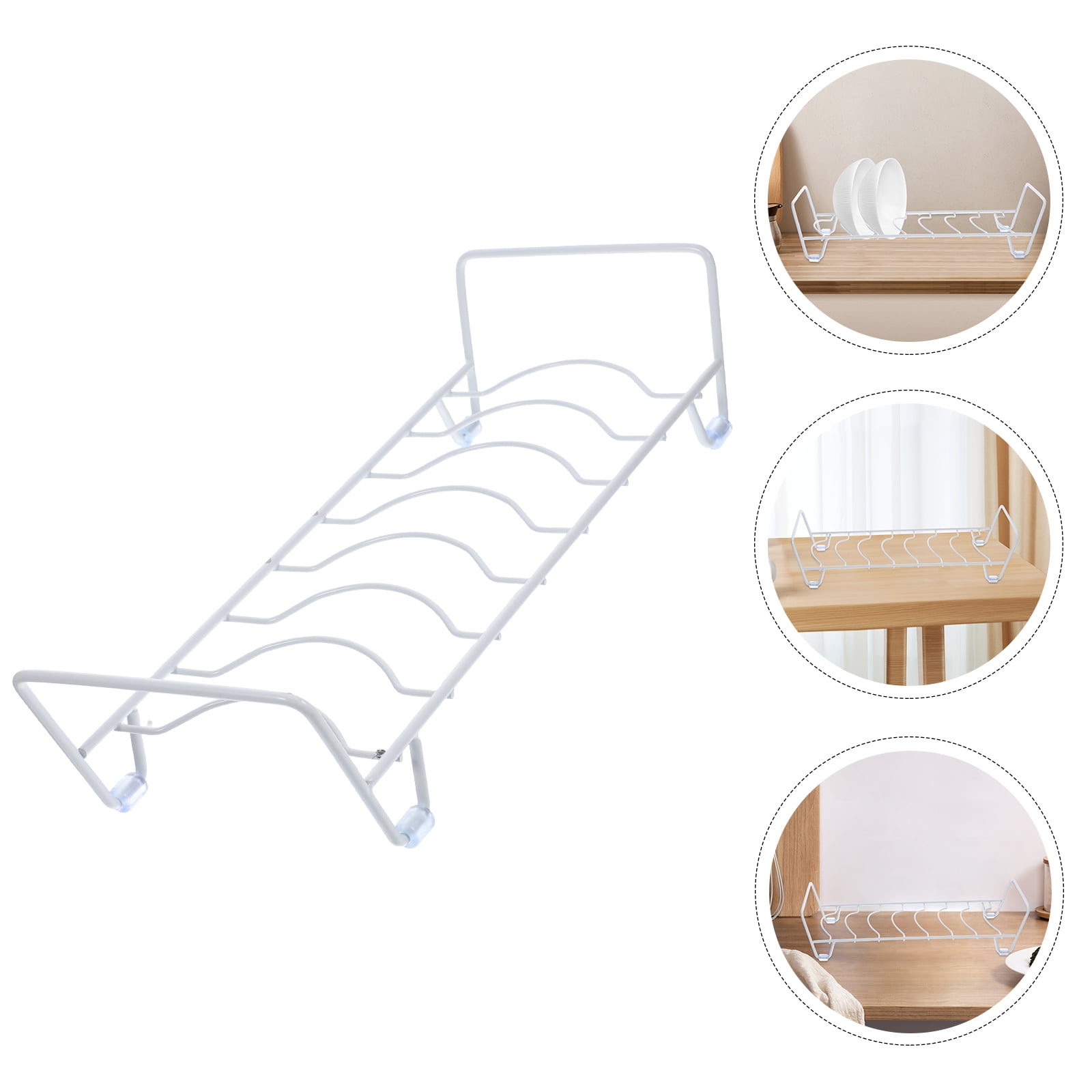 MLINS Dish Drainer Drying Rack Kitchen Counter Plate Drying Rack Bowl ...