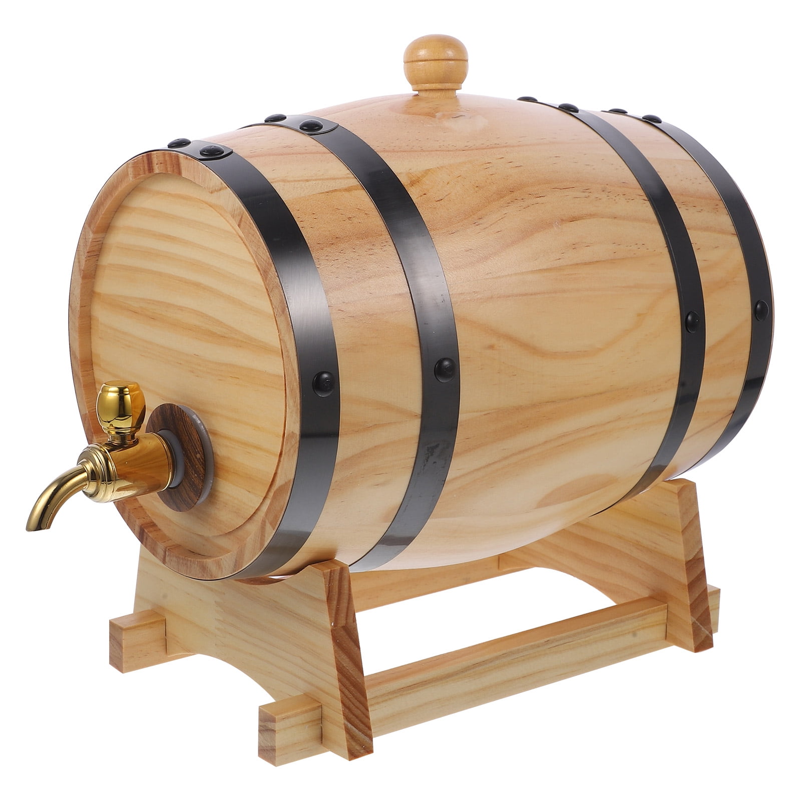 MLINS Dispenser Machine Wine Barrel Beer Container with Faucet ...