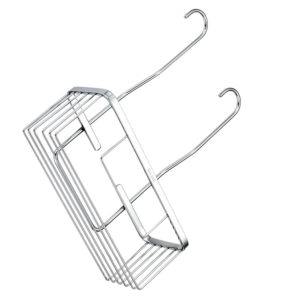 MLINS Dispenser Stainless Steel Hanger Rack Hanging Shelves 32X18.8CM ...