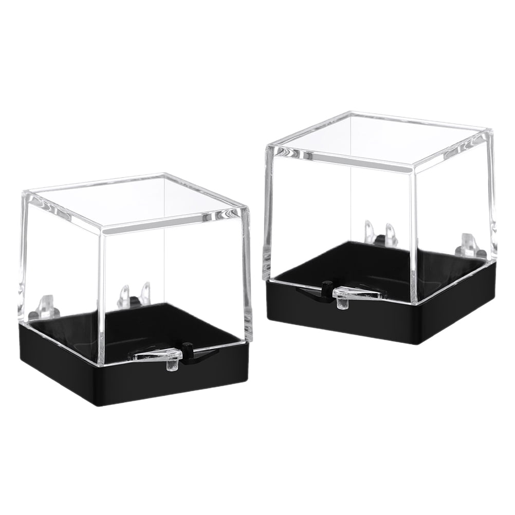 MLINS Display Collectable Mineral Standard Box Transparent Showcase for Specimens - Walmart.com