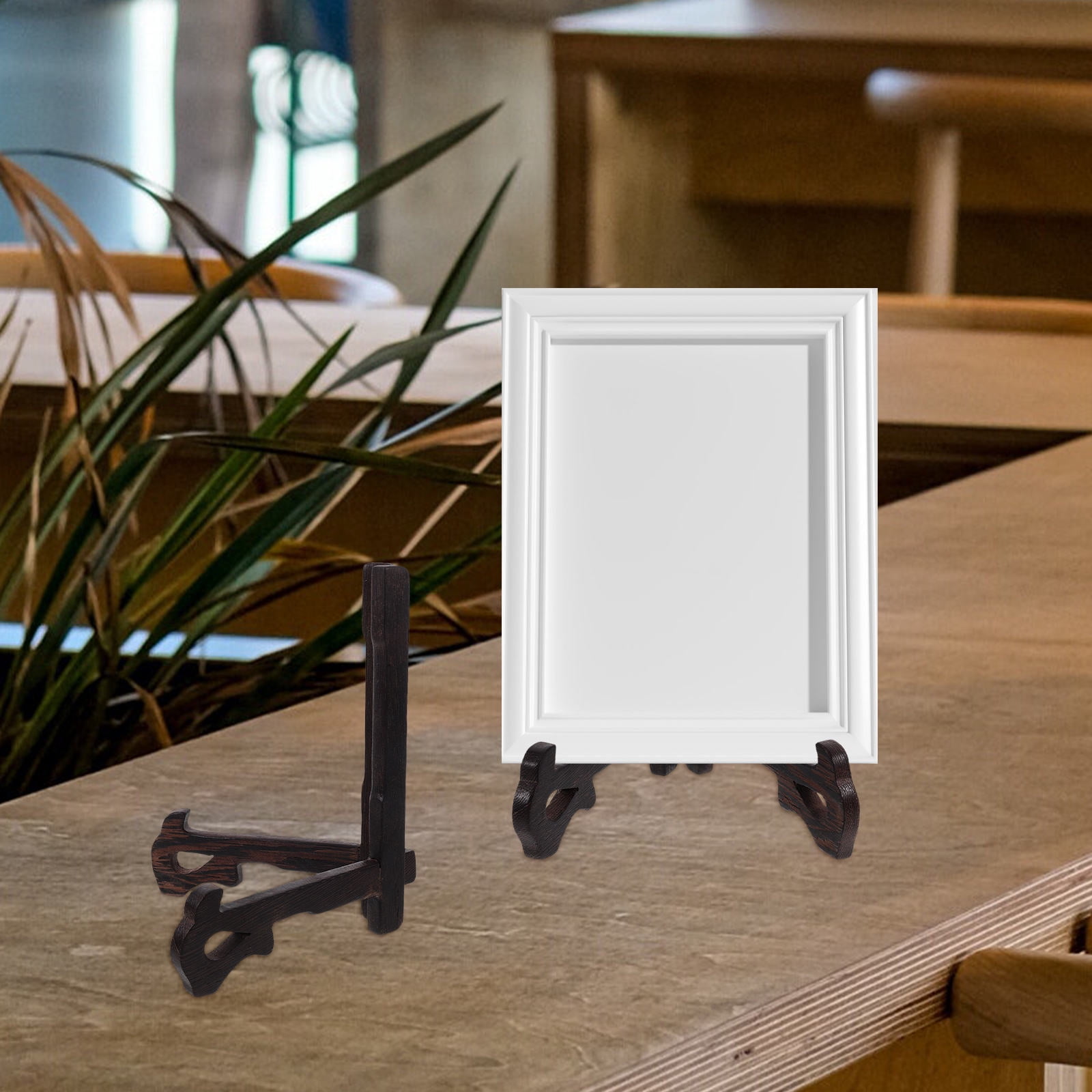 HEALEEP Table Display Stand Brown 1Set 6-Inch - Walmart.com