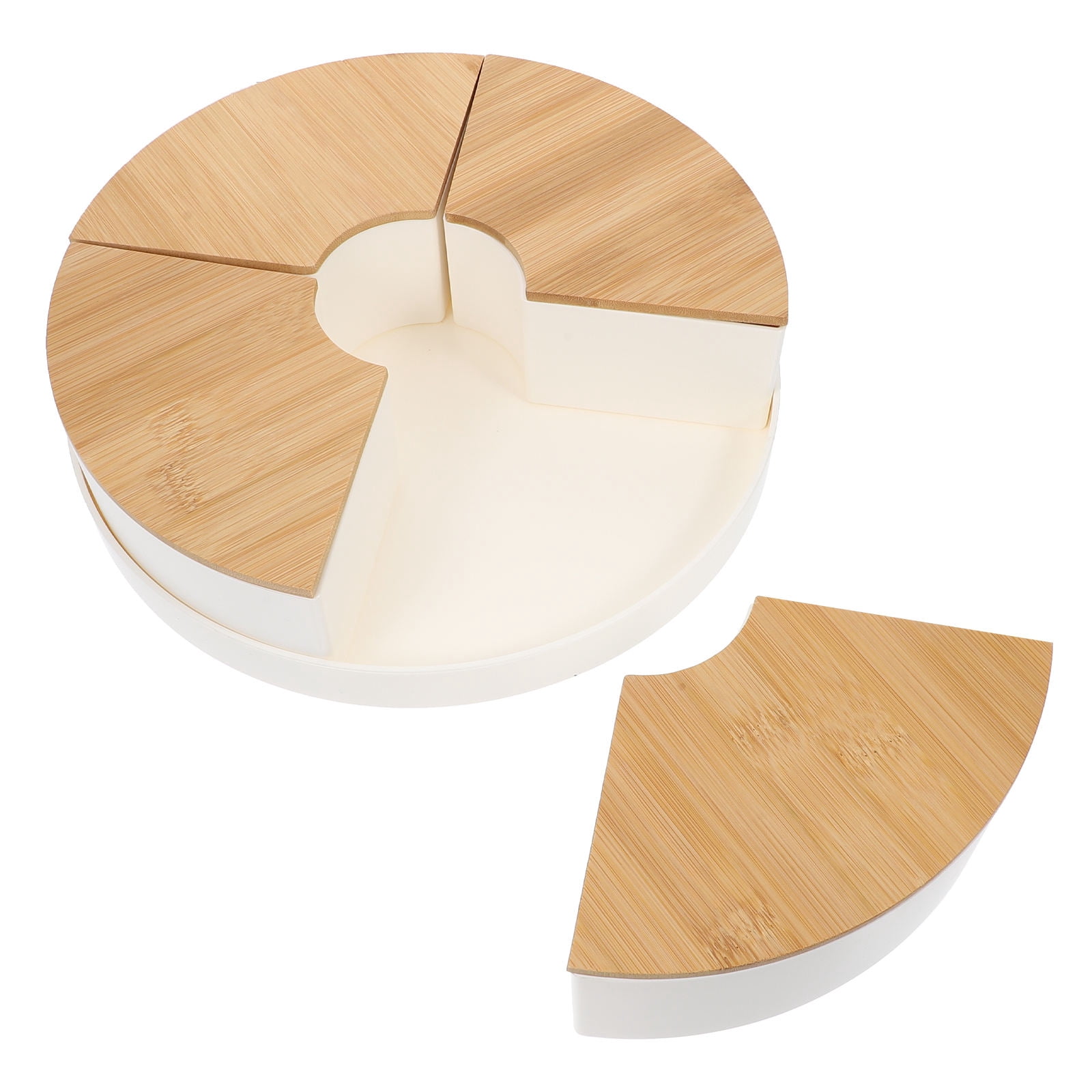 MLINS Divided Fruit Tray for Party Snack Plate Space-saving - Walmart.com