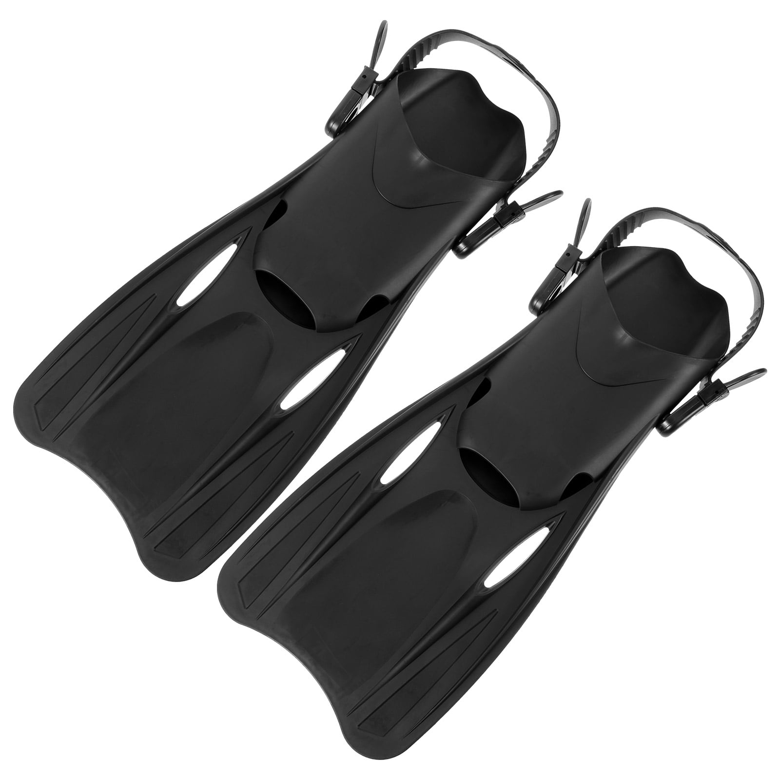 PTOOTP Black Swimming Flippers for Diving and Snorkeling, 1 Pair ...