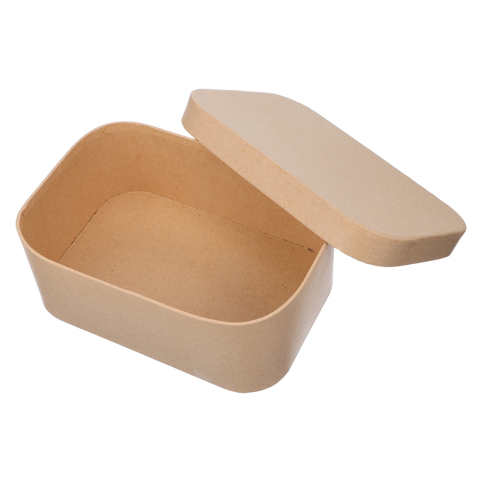 MLINS Diy Round Paper Box With Lid Cardboard Card Storage Box For ...