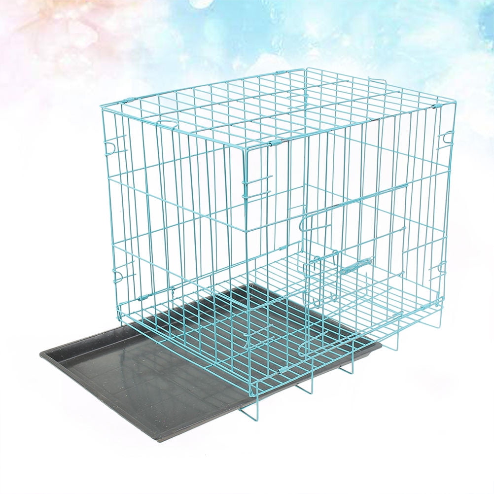 MLINS Dog Cage Pet House Kennel Cages Animal for Small Dogs Baby Blue ...
