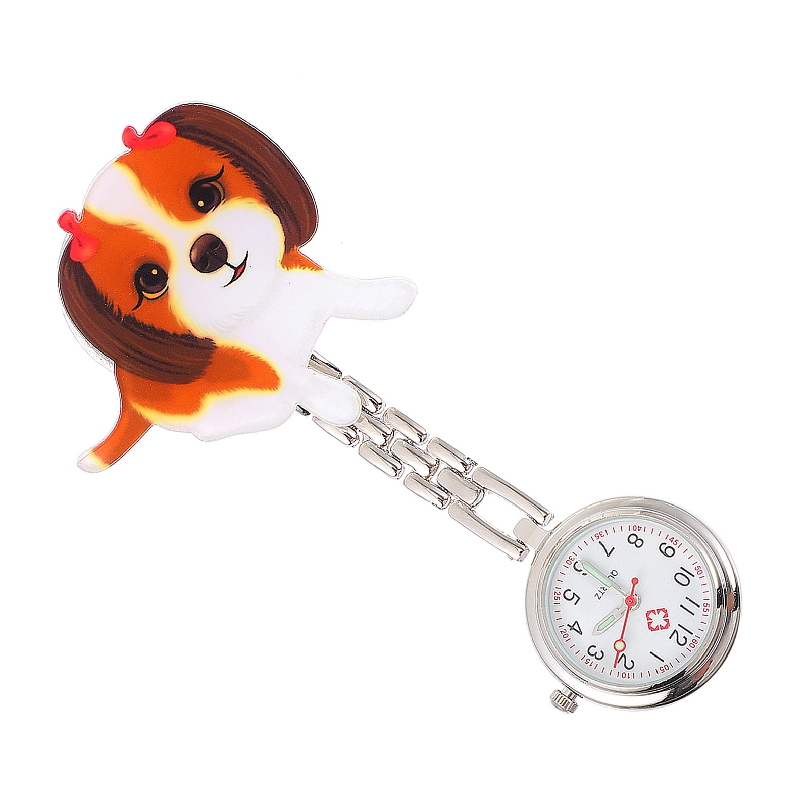 MLINS Dog Fob Watch Nurses LED Pocket Hanging Clear View Man Work ...