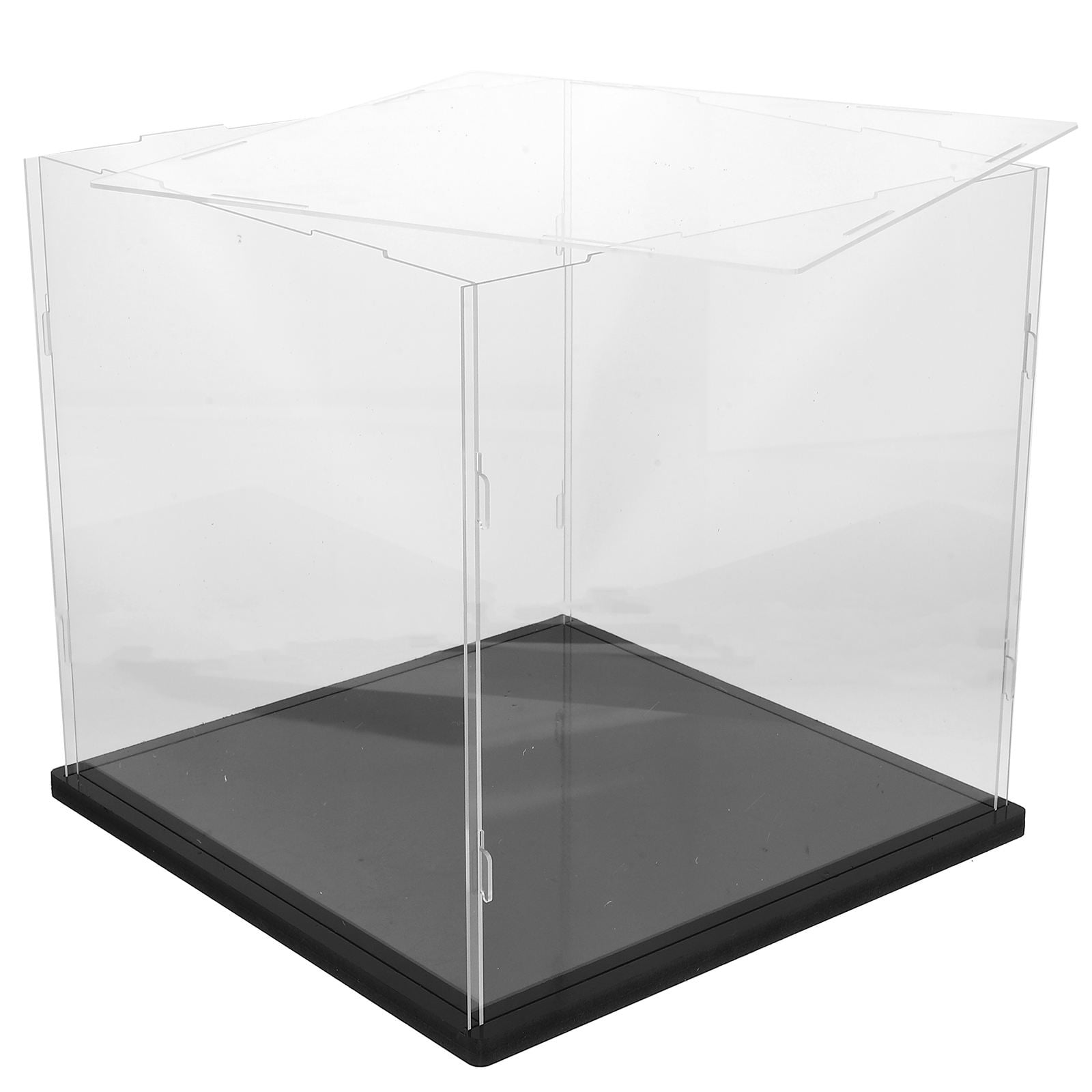 MLINS Doll Display Case Doll Holder Desktop Transparent Display Box ...