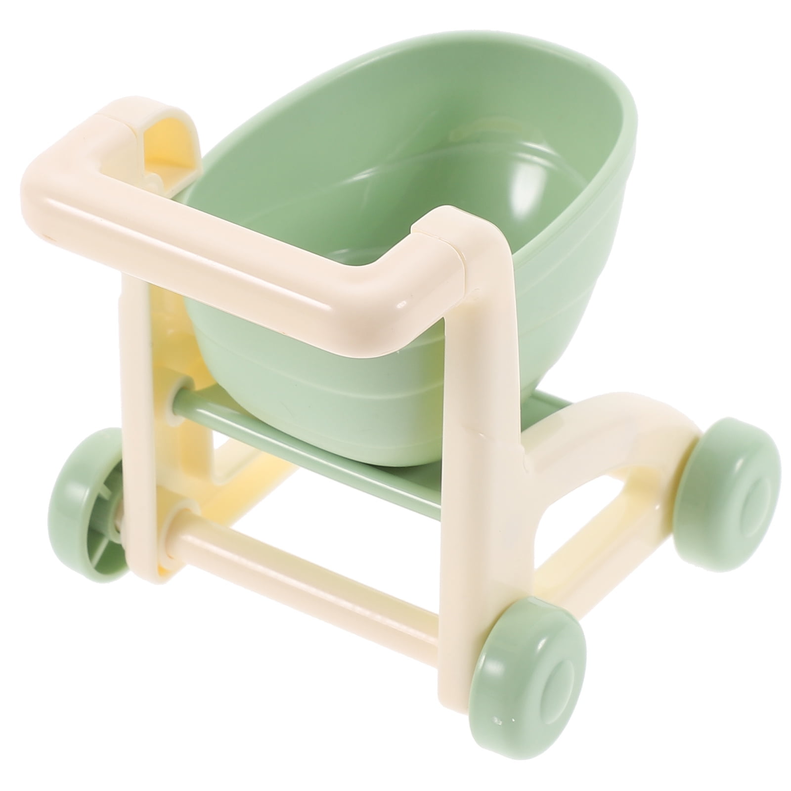 MLINS Doll Stroller Micro Layout Stroller Ornament Miniature Trolley ...