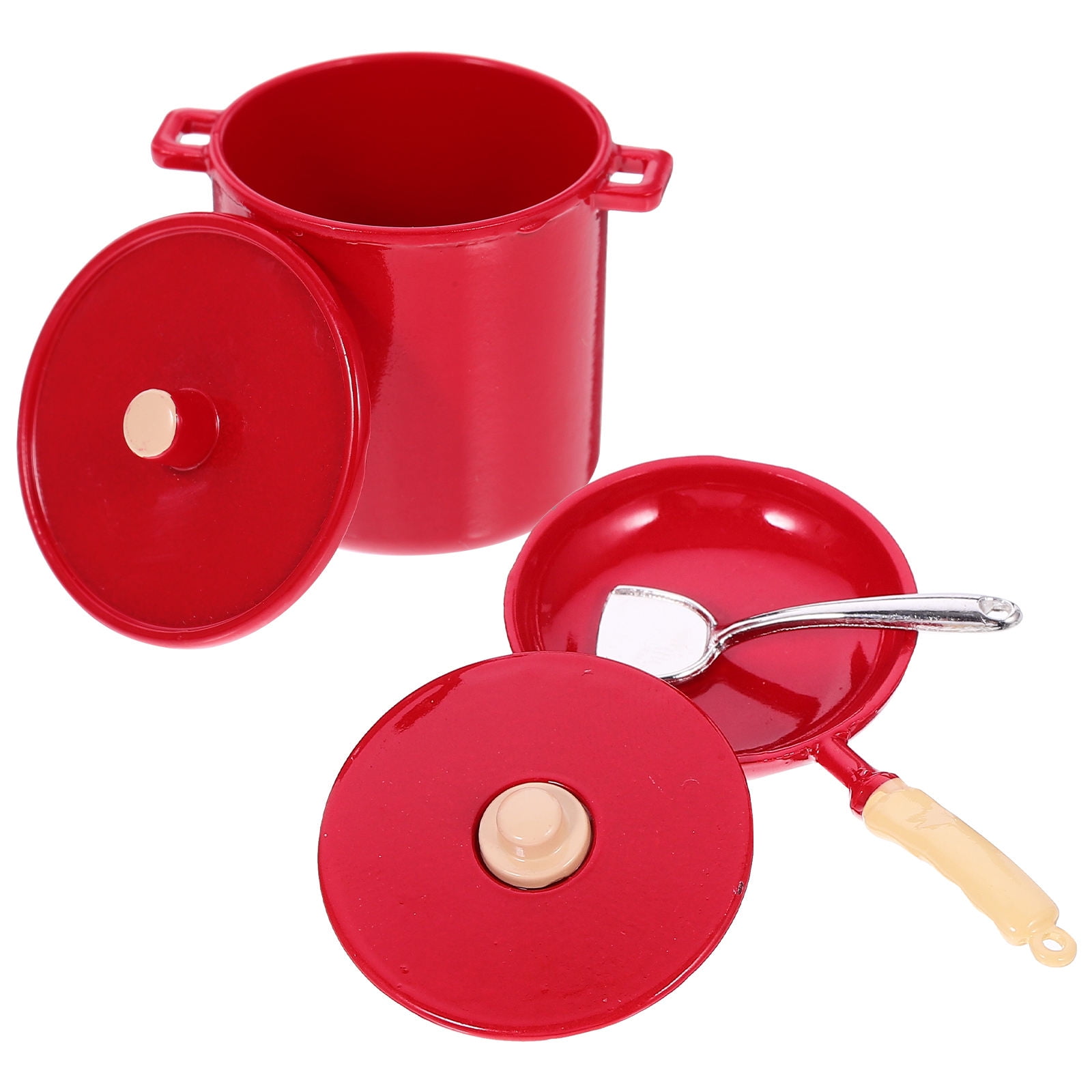 MLINS Dolls House Stove Pot Miniature Cooking Pots Simulation Model ...