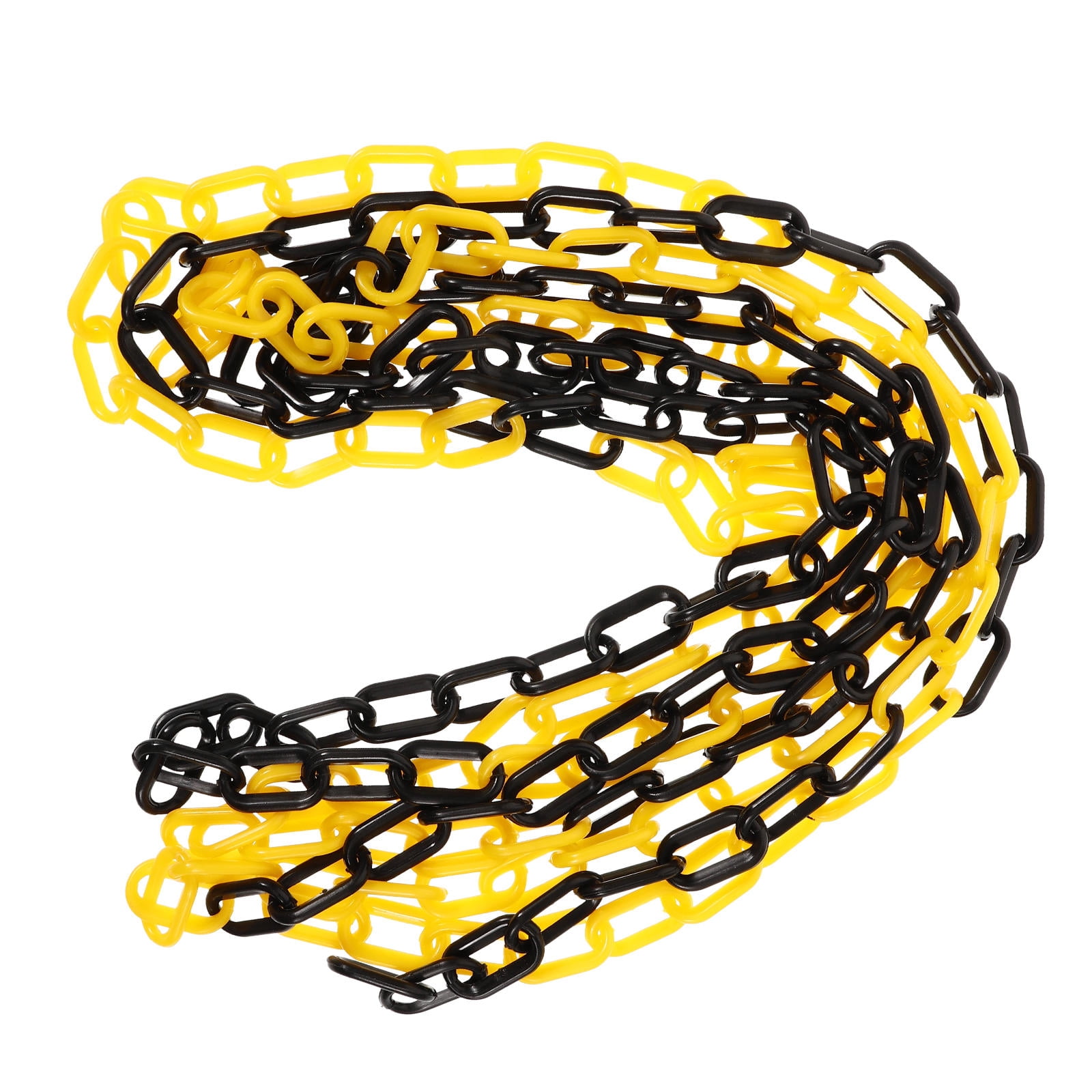 MLINS Door Chain Link Parking Lot Barrier Yellow Safety Wire Travel ...