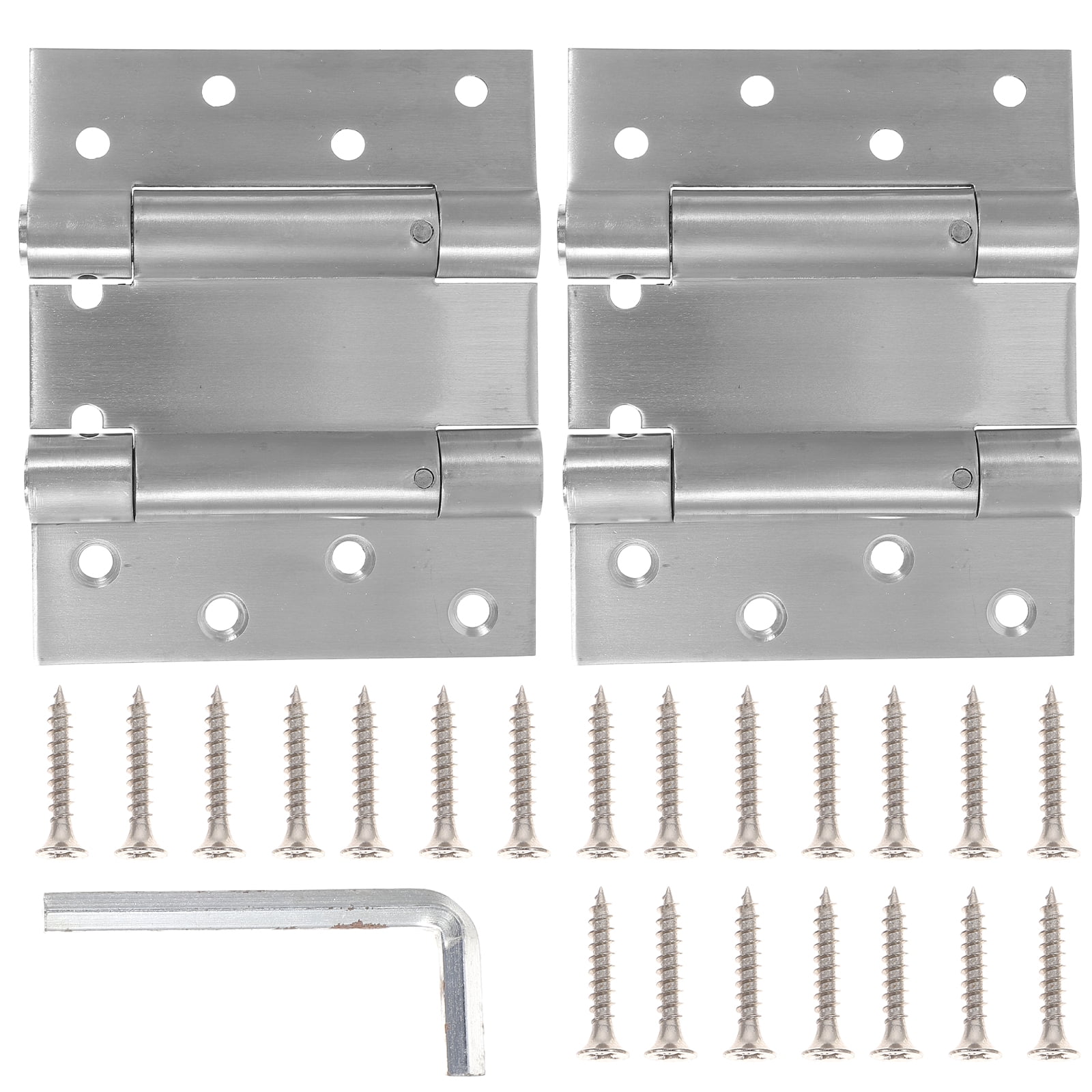 MLINS Door Hinge Installation Kit Spring Loaded Hinges Exterior Self ...