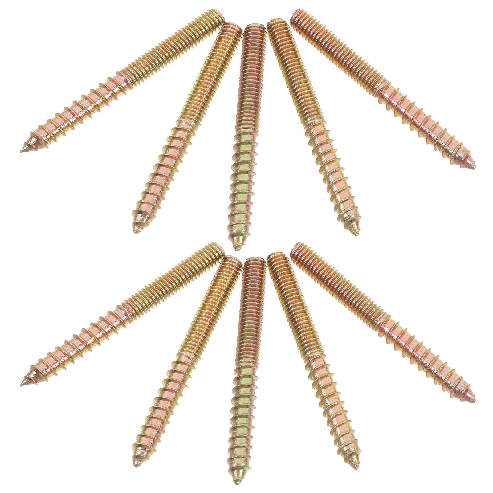 MLINS Double Headed Bolt Furniture Metal Screw Double-End Thread Screw ...