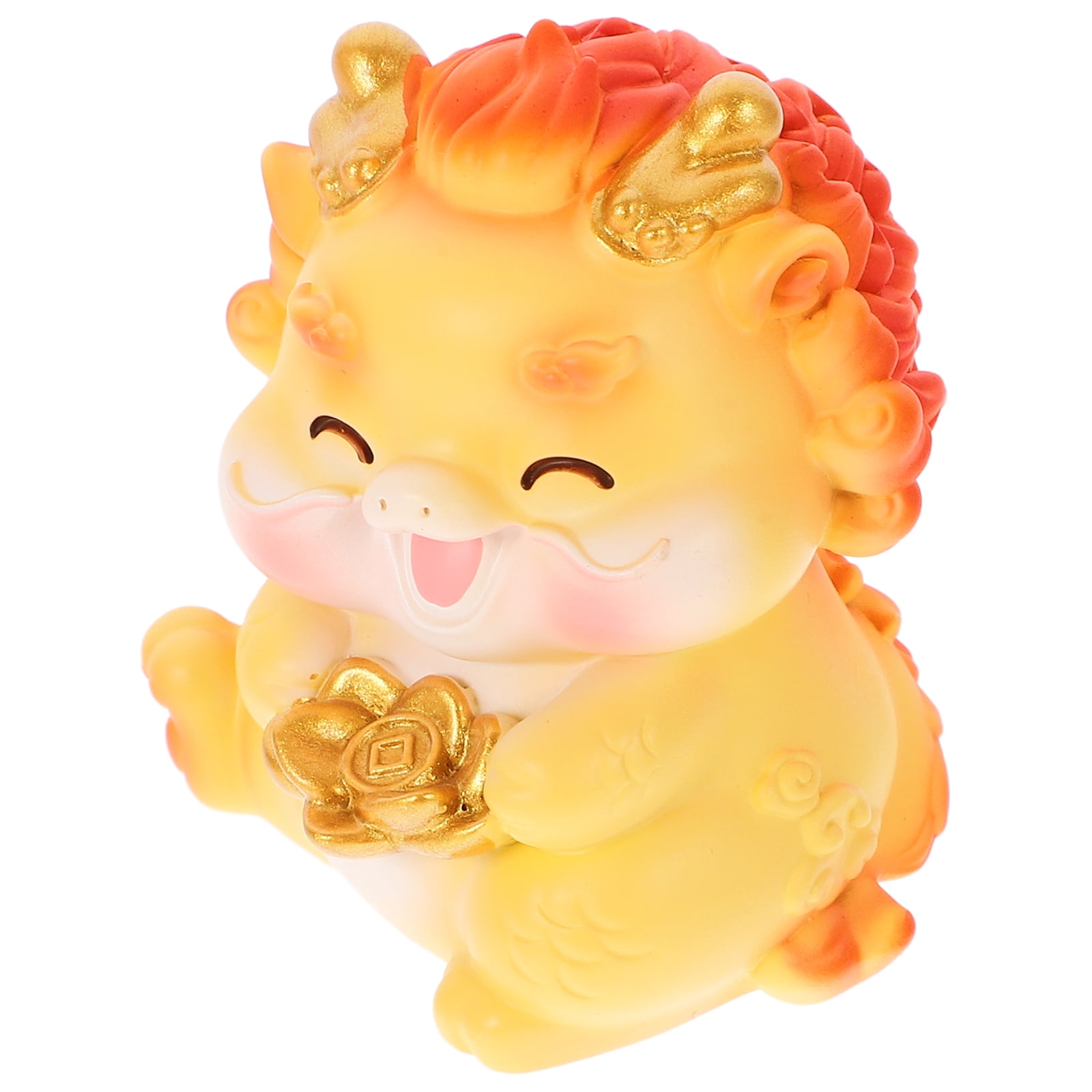 MLINS Dragon Ornament Figurines Toy Snake Magnificent Statue Car Toys ...