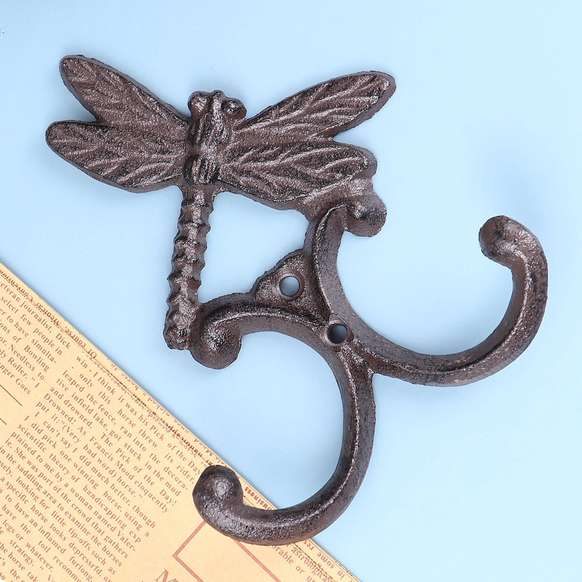 MLINS Dragonfly Antique Decor Retro Hook Door Back Hanger Wall Hanging ...
