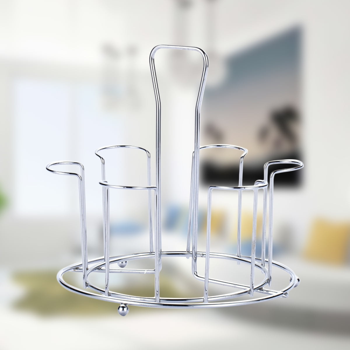 MLINS Drain Cup Holder Storage Rack Upside down Living Room - Walmart.com