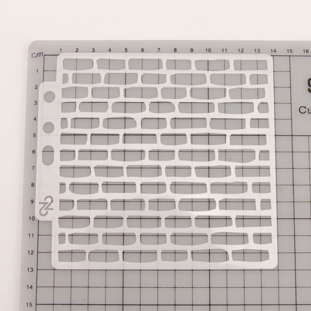 MLINS Drawing Stencil with Tape Measure for Kids and Artists Grey PET ...