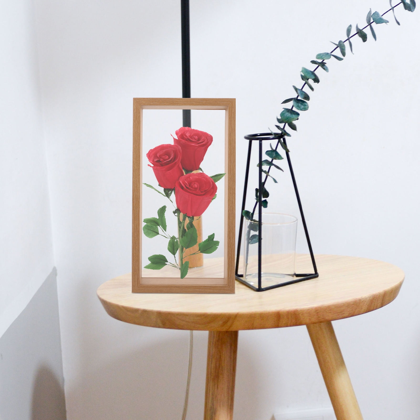 MLINS Dried Flowers Bouquet Display Box Shadow DIY Display Box Flower ...