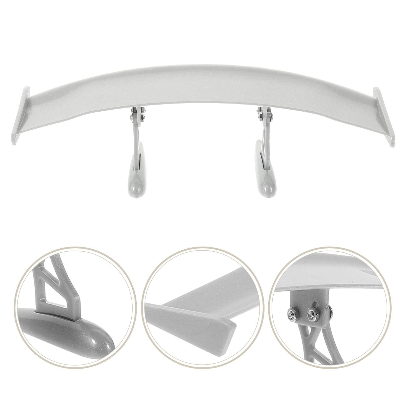 PTOOTP Vehicle Rear Wing Spoiler Silver For Model Enthusiasts 1Pcs 6 ...