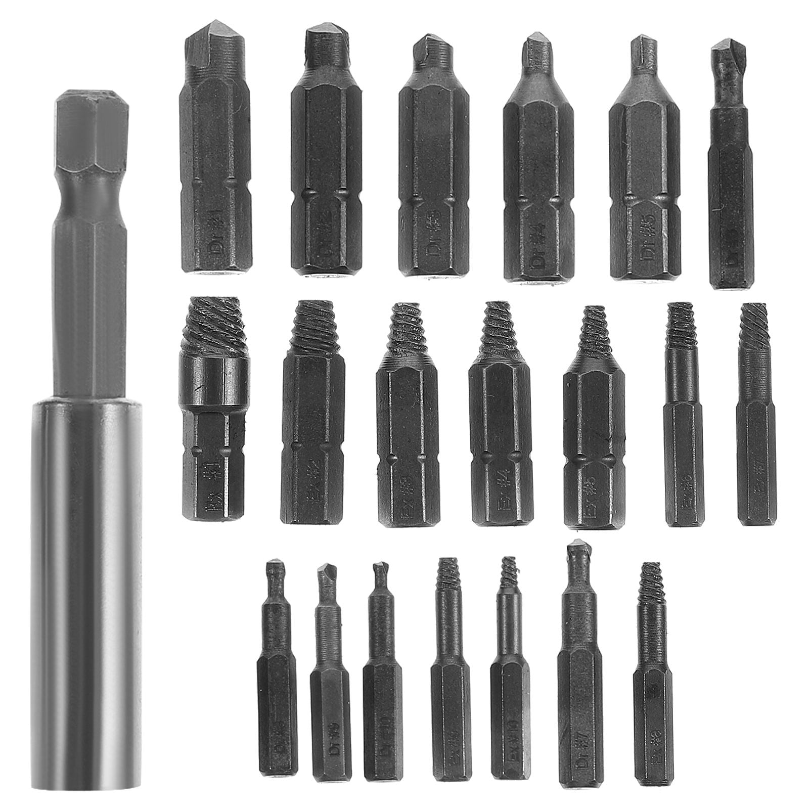 MLINS Drill Bit Bits Screw Extractor Easy Maintenance Screwdriver Set ...
