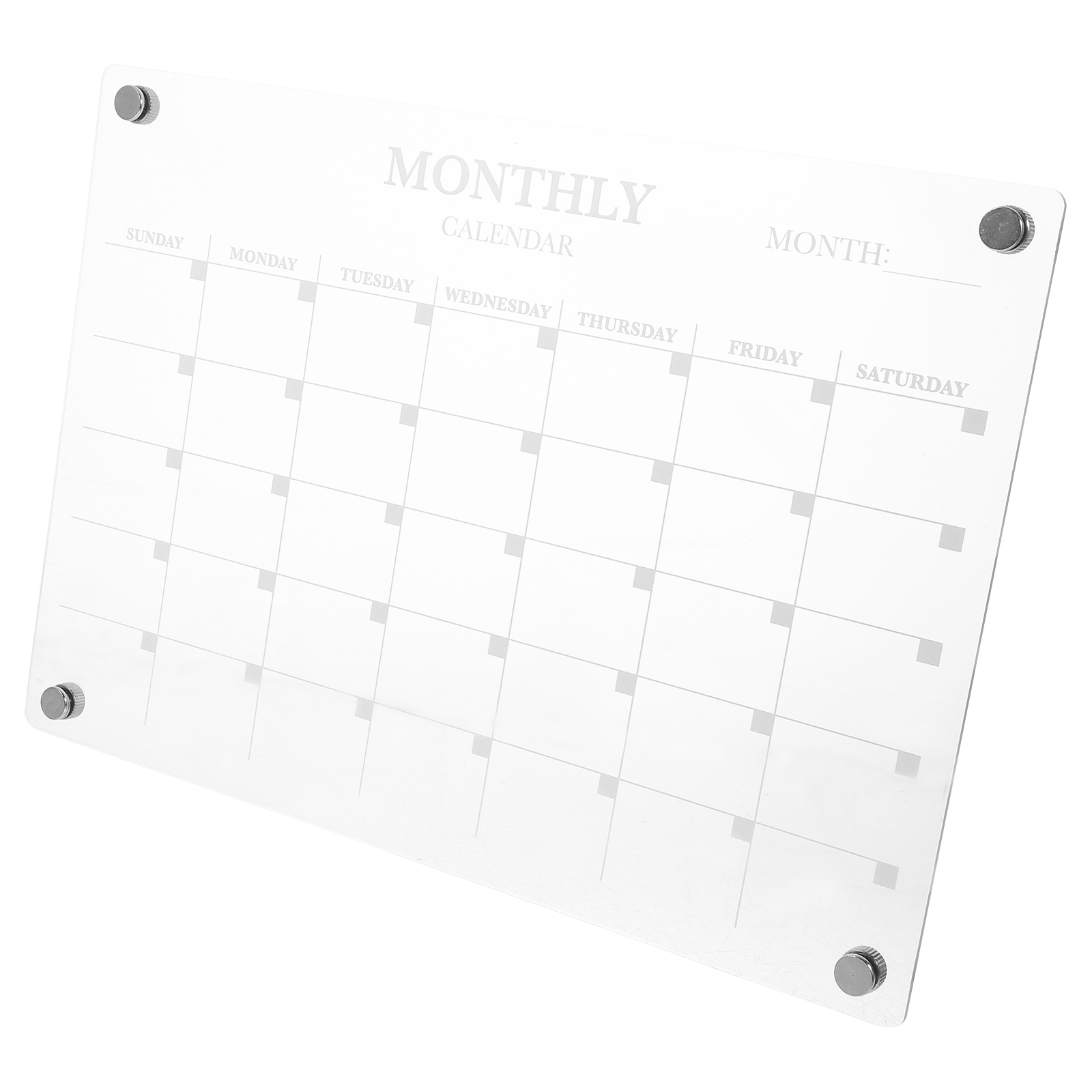 MLINS Dry Erase Board Fridge Magnetic Board Reusable Dry Erase Planner ...