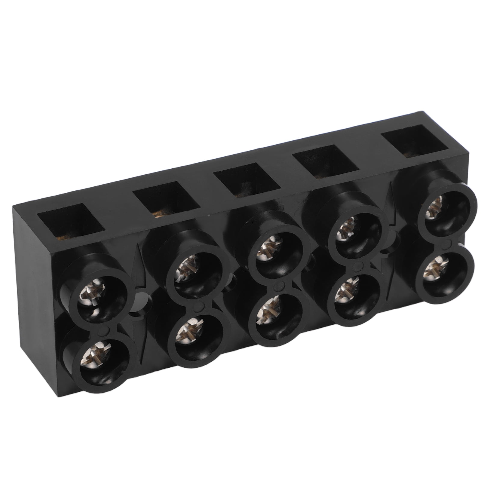 MLINS Dual Row 5 Position Screw Terminal Block 500v 60a Electrical ...