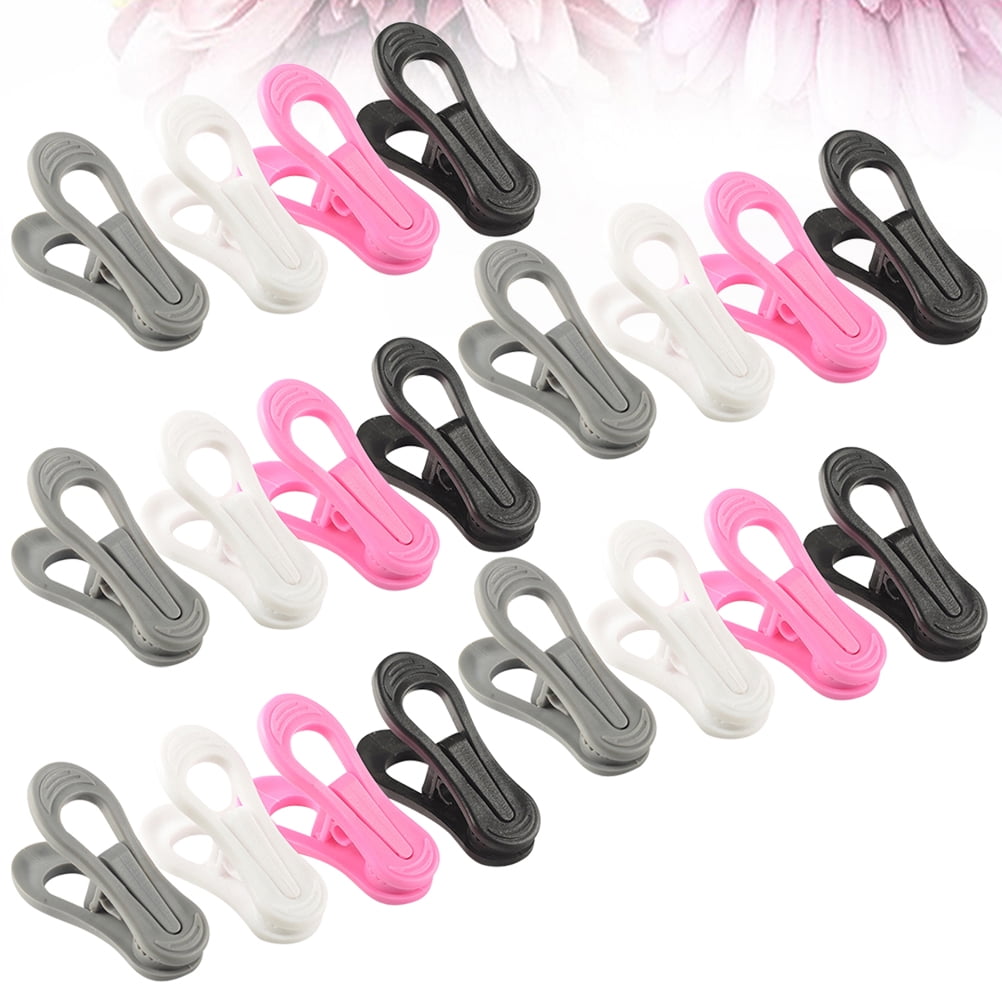 MLINS Durable Plastic Clothes Clips with Smooth Edges and Noslip Teeth ...
