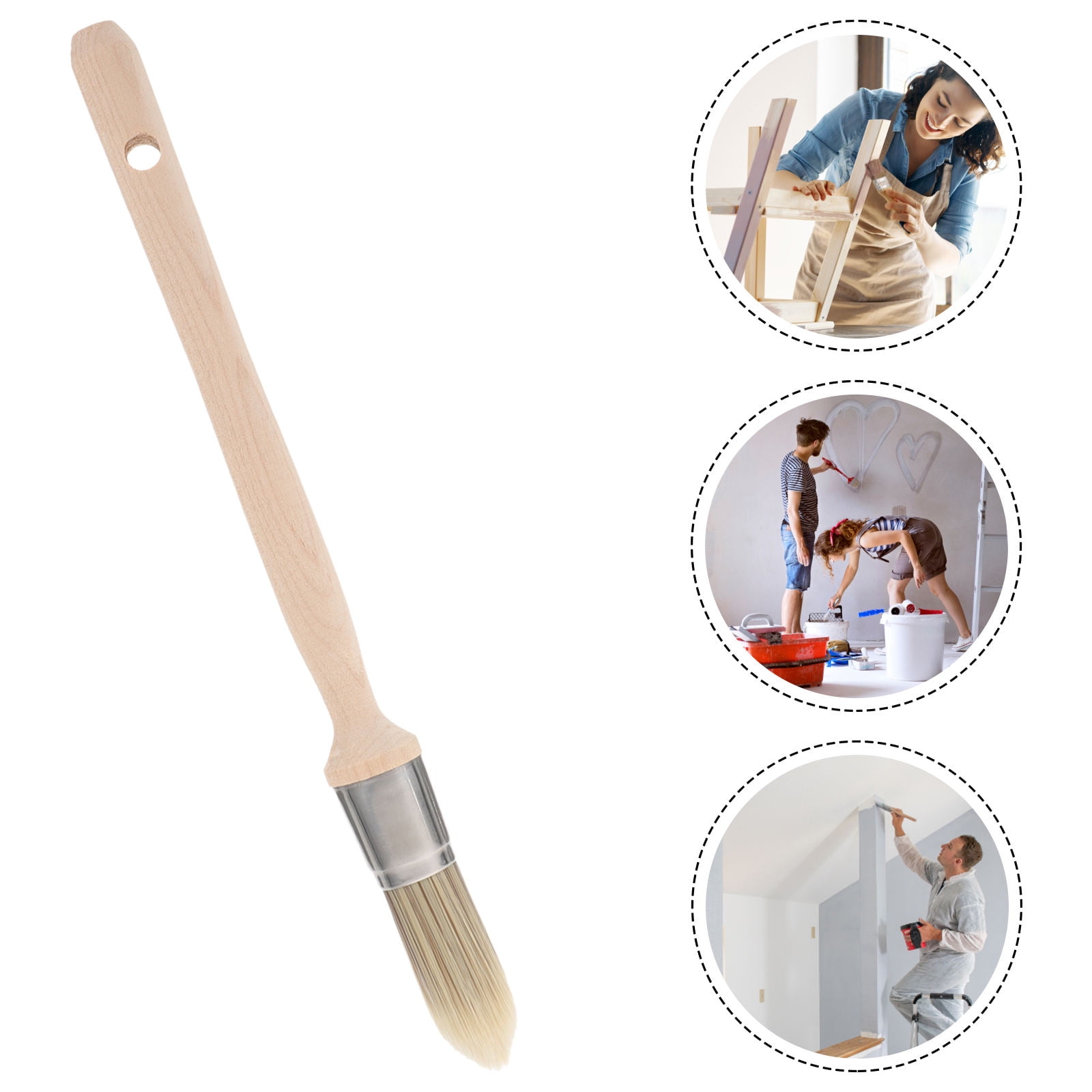 MLINS Edge Painting Tool Trim Paint Brush Paint Trimmer Edger Trim ...