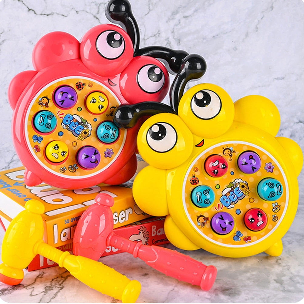 MLINS Educational Plaything Plastic Mole Attack Toddler Baby Yellow ...