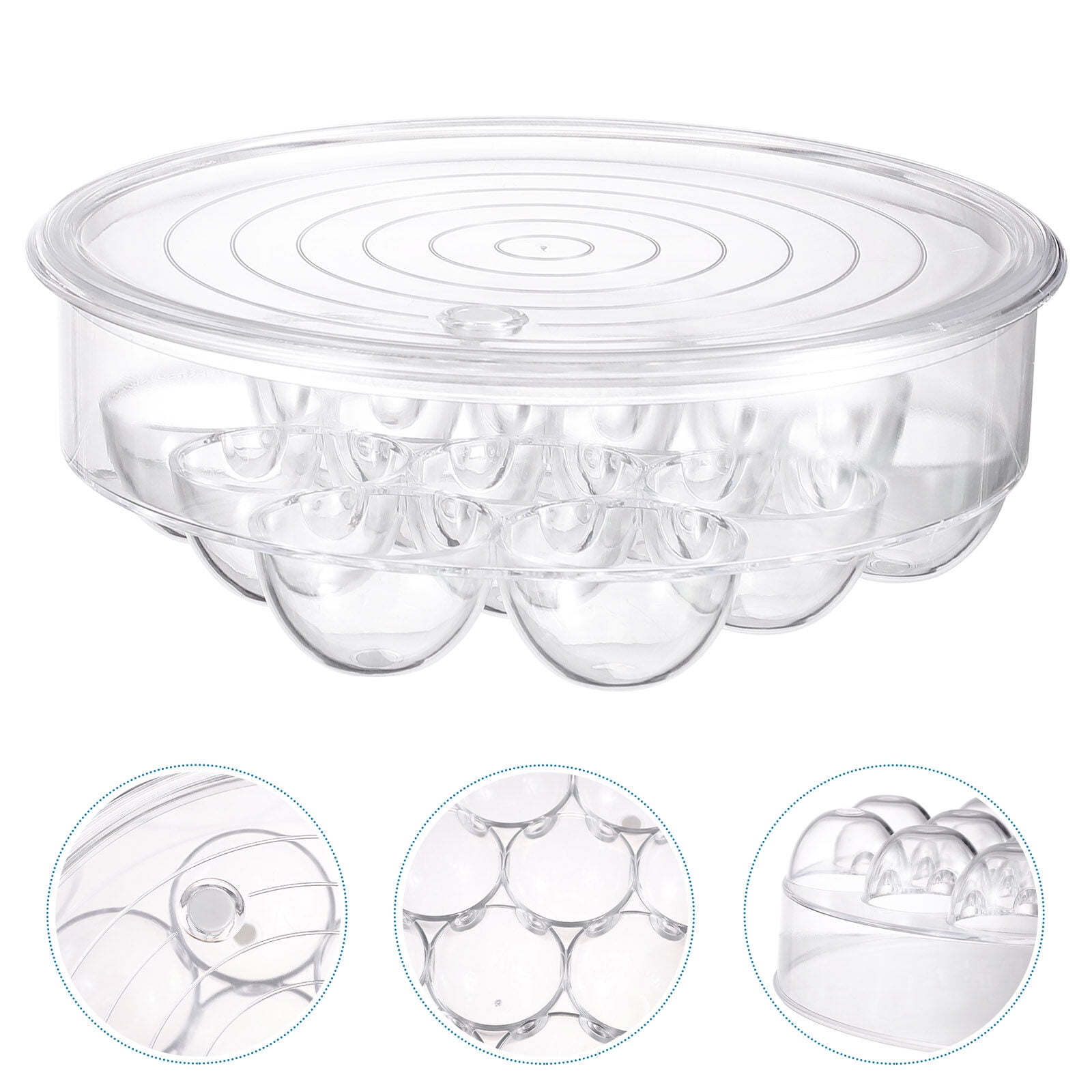 MLINS Egg Storage Box Save Refrigerator Organizers and Keeper Eggs ...