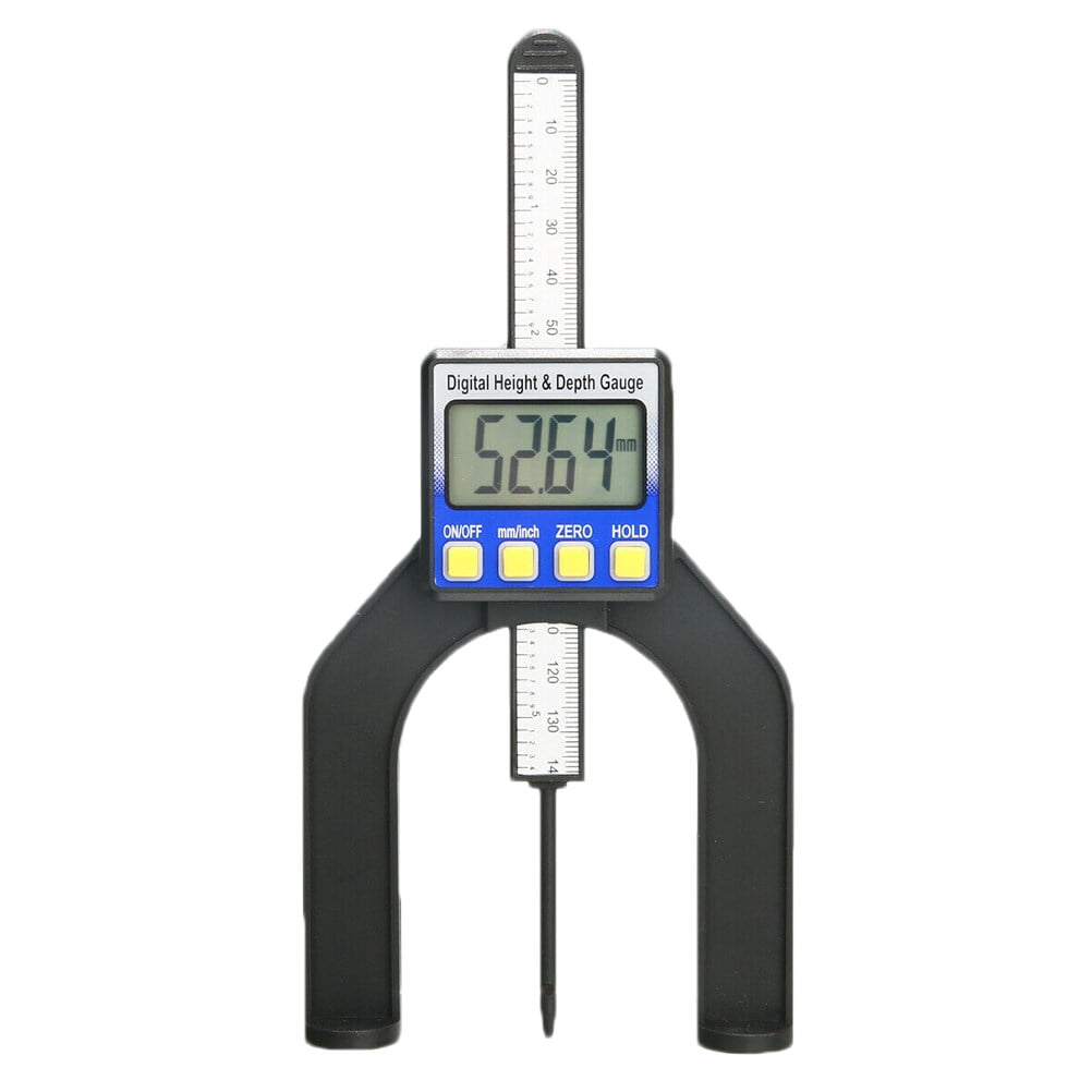 MLINS Electronic Digital Depth Gauge 0-80mm LCD Height Calipers With ...