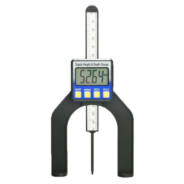MLINS Electronic Digital Depth Gauge 0-80mm LCD Height Calipers With ...