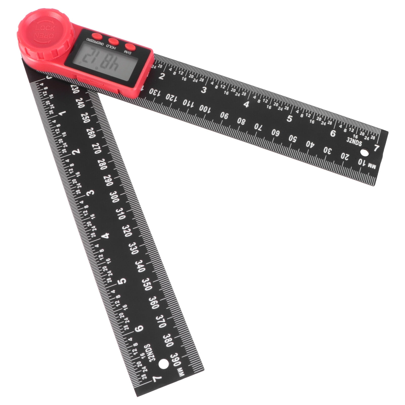 MLINS Electronic Vernier Caliper Angle Protractor Digital Gauge Ruler ...