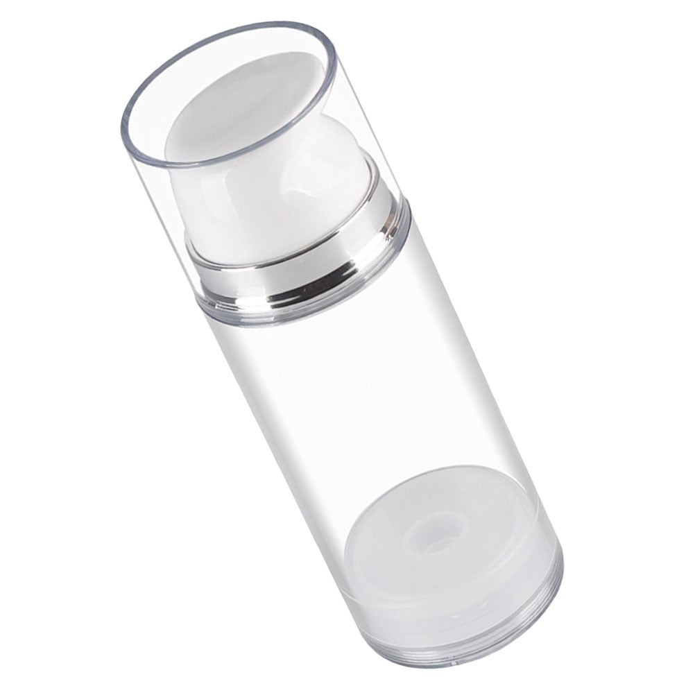 MLINS Empty Clear Plastic Lotion Pump Bottles Cosmetics Press Vacuum ...