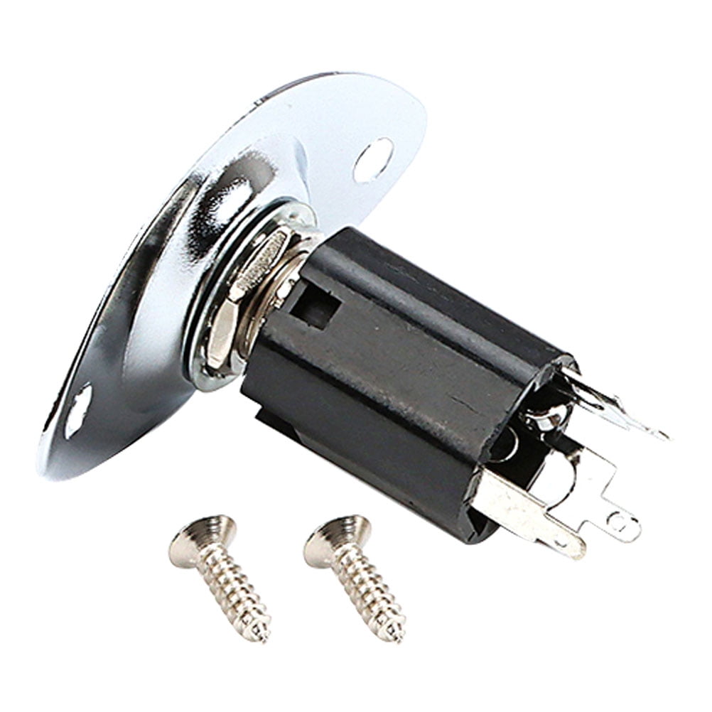 MLINS Endpin Jack for Bass Guitar Electronic Socket Output Plate ...