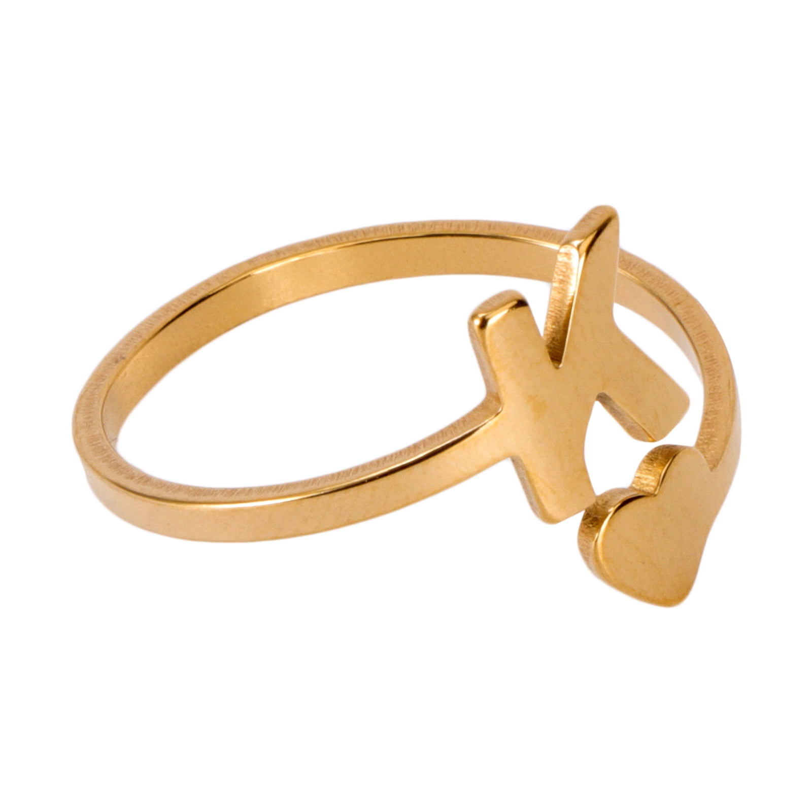 MLINS English Alphabet Ring Chic Design Stunning Decoration - Walmart.com
