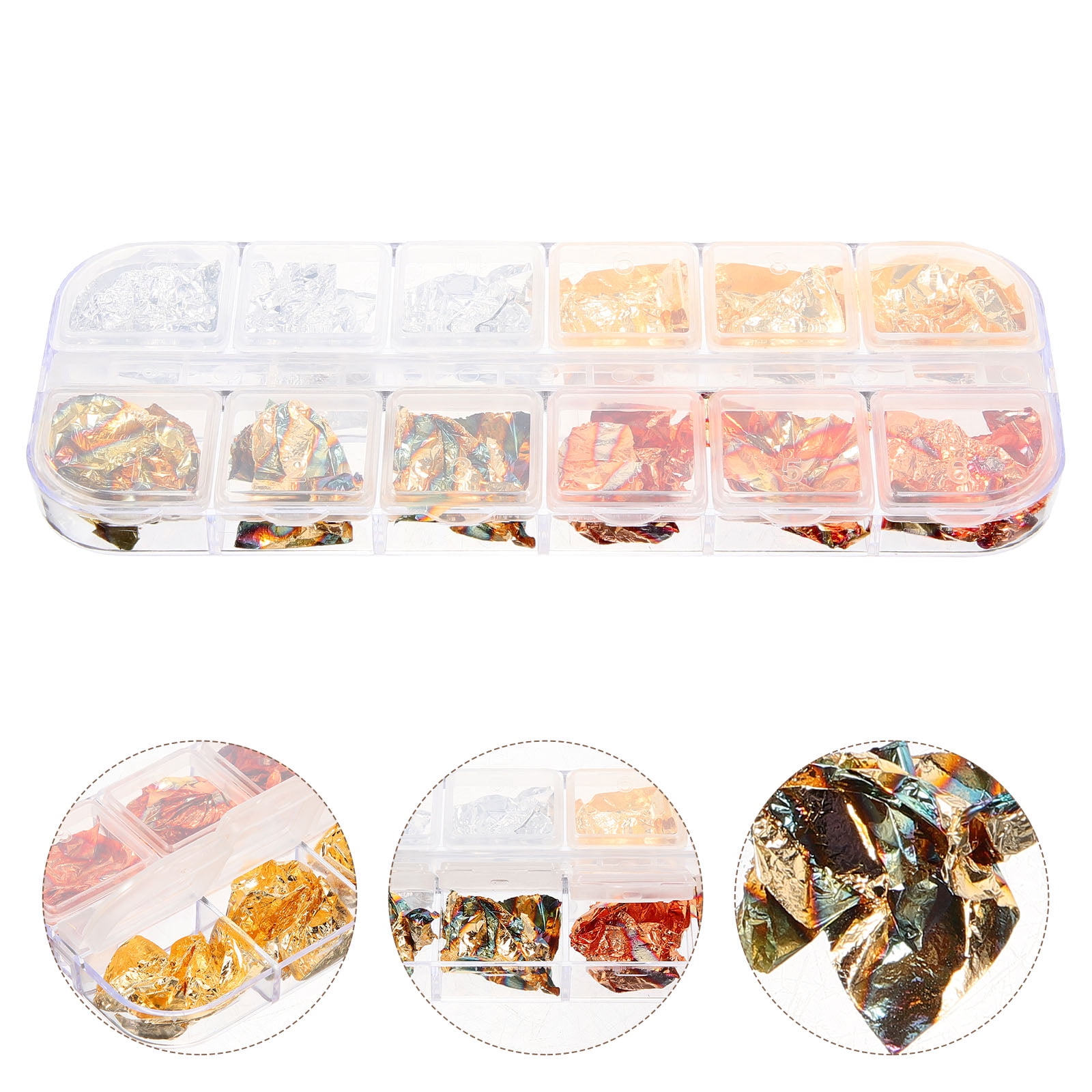 MLINS Epoxy Craft Filler with Tinfoil Flakes for Resin Art Assorted ...