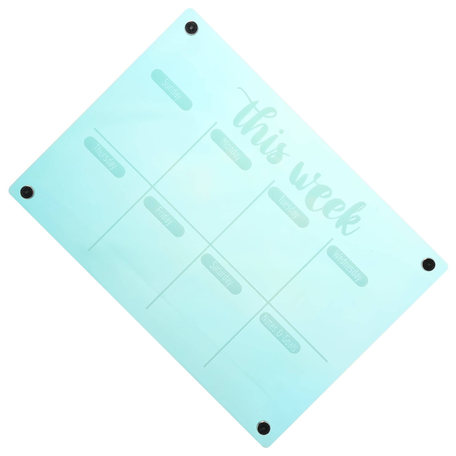 MLINS Erasable Note Board Checklist Memo White Whiteboard Calendar ...