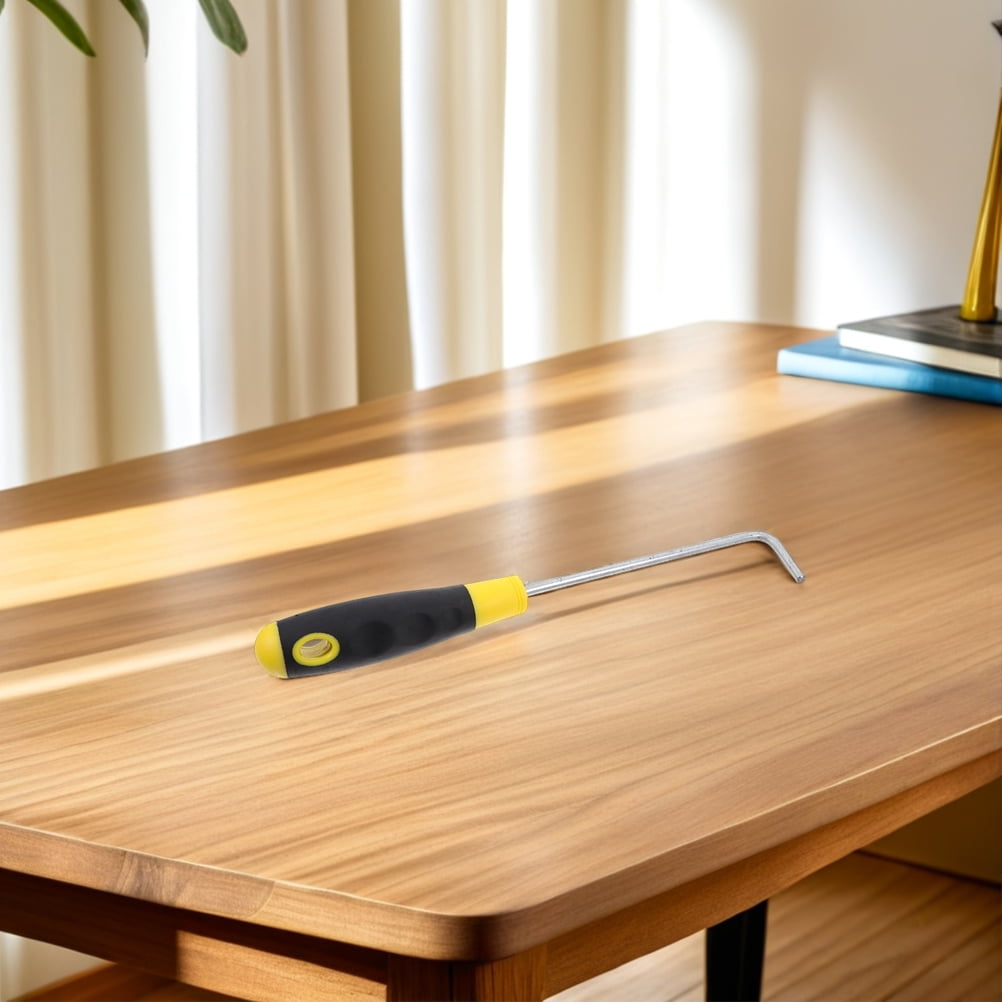 MLINS Ergonomic Stainless Steel Manhole Cover Lifter With Rubber Handle ...