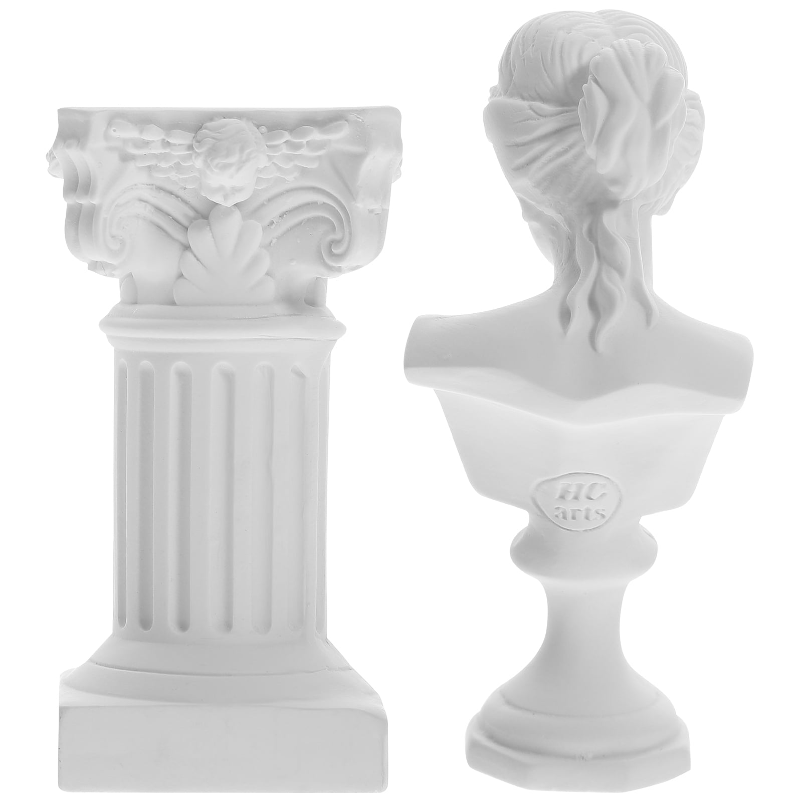 MLINS Exquisite White Resin Greek Statue Decor Goddess with Roman ...