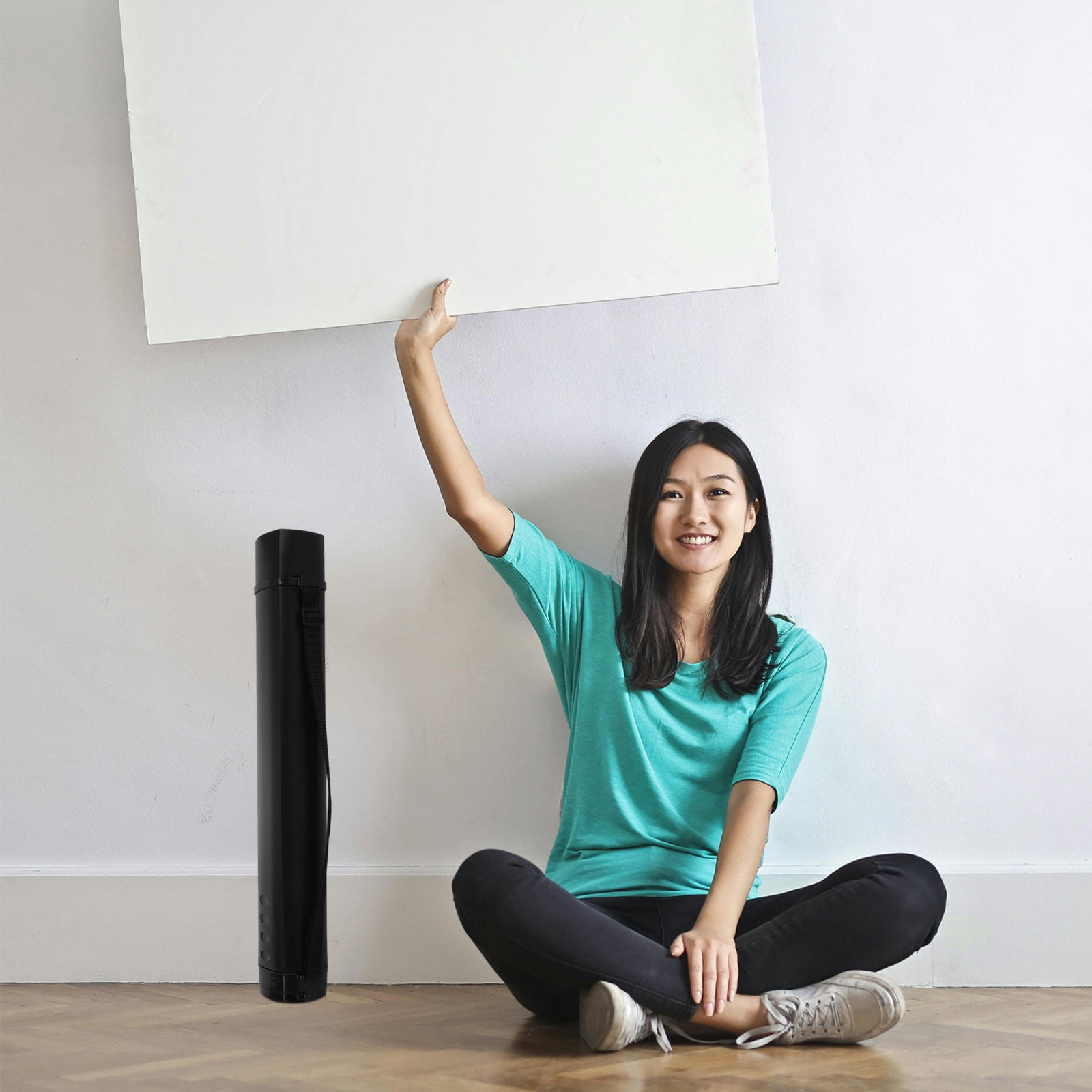 MLINS Extendable Plastic Poster Tube Mailing Tube With Handle ...