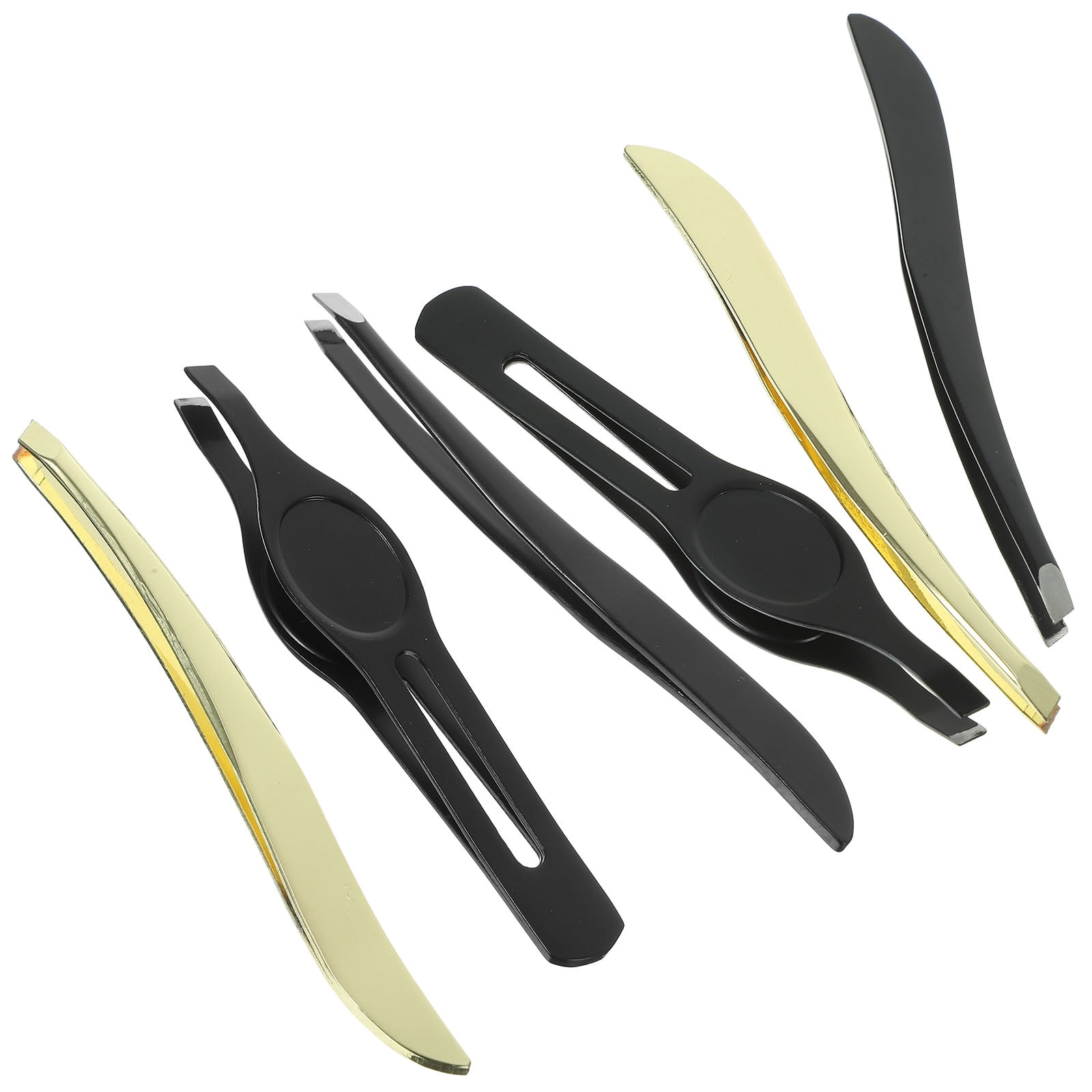 MLINS Eye Brow Brows Ergonomic Eyebrow Tweezer Irritation-free Clip ...
