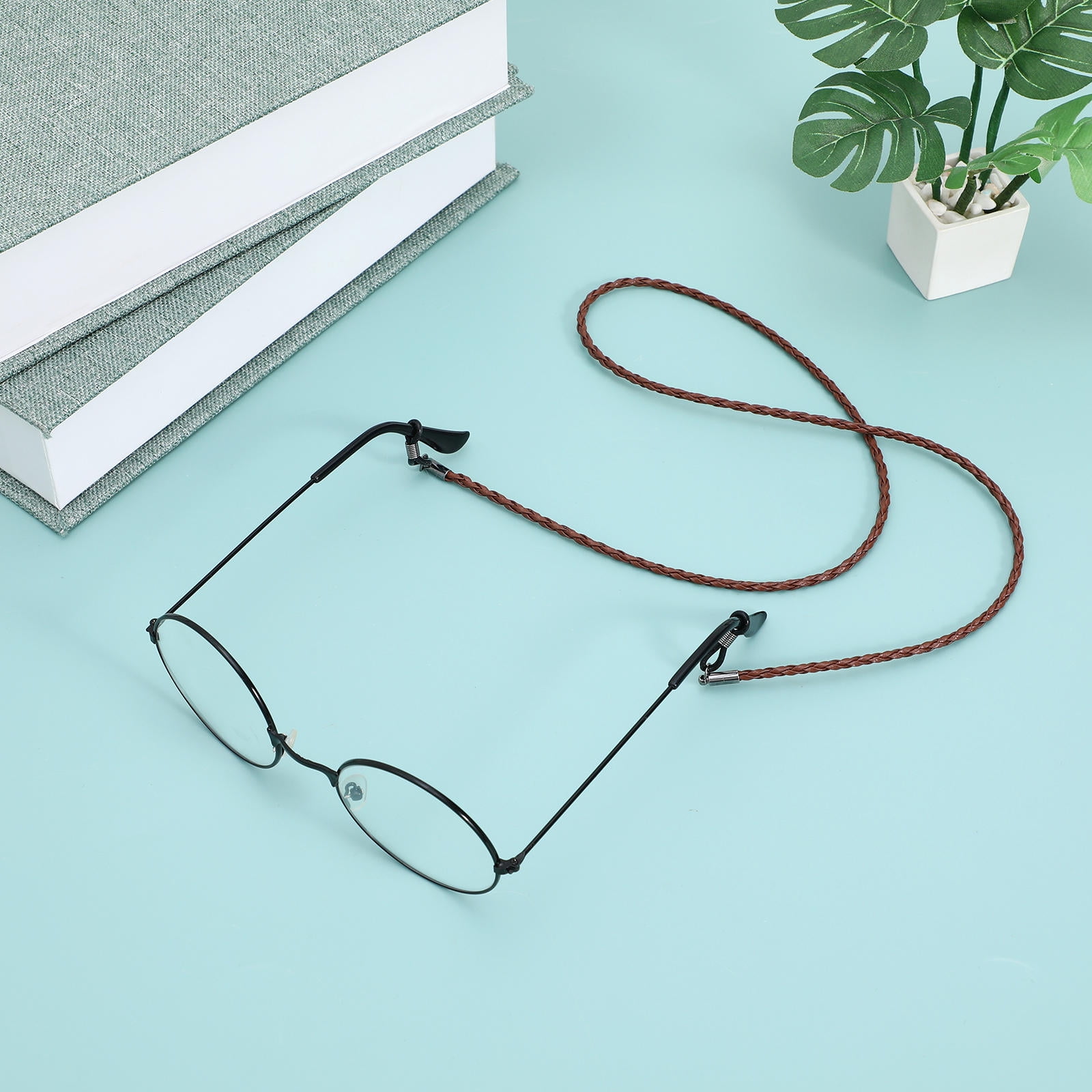 MLINS Eyeglasses Holder Strap Cord Leather Eyeglasses String Holder ...